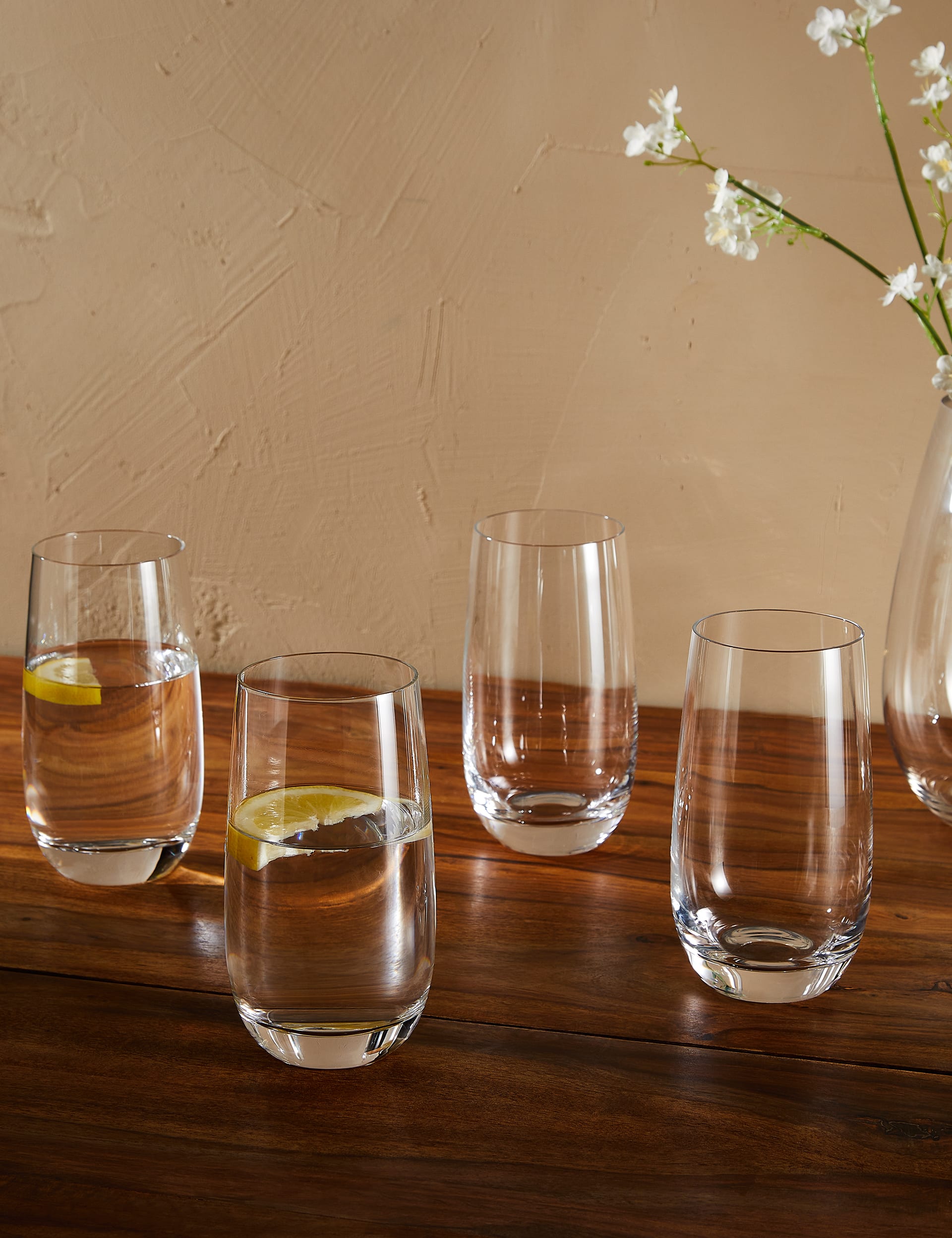Set of 4 Maxim Hi Ball Glasses | M&S | M&S