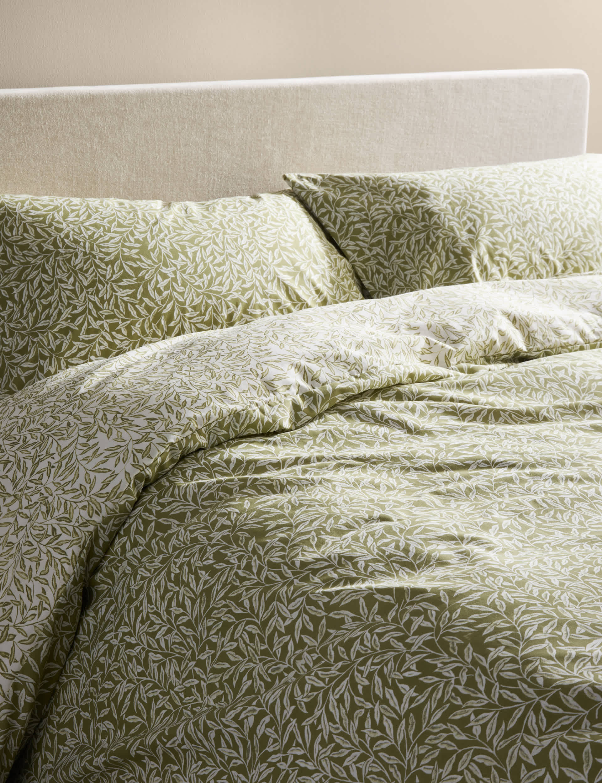 Cotton Blend Willow Leaf Bedding Set | M&S