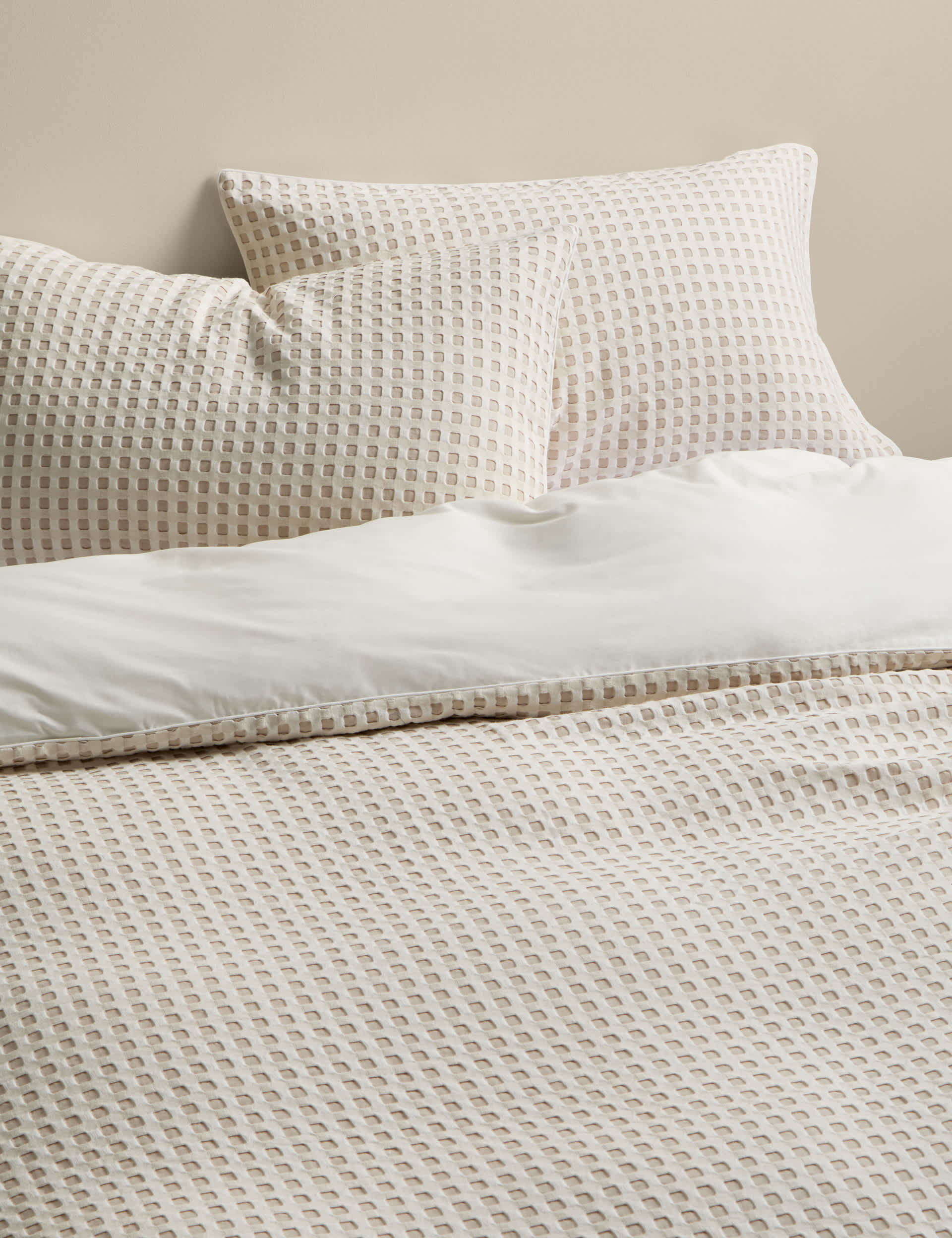 Pure Cotton Large Waffle Bedding Set | M&S