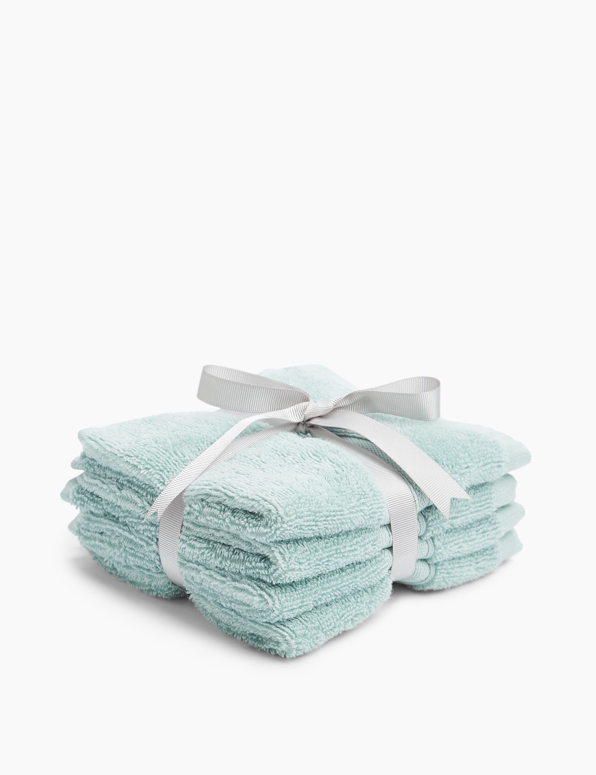 Set of 4 Super Soft Pure Cotton Face Cloths | M&S