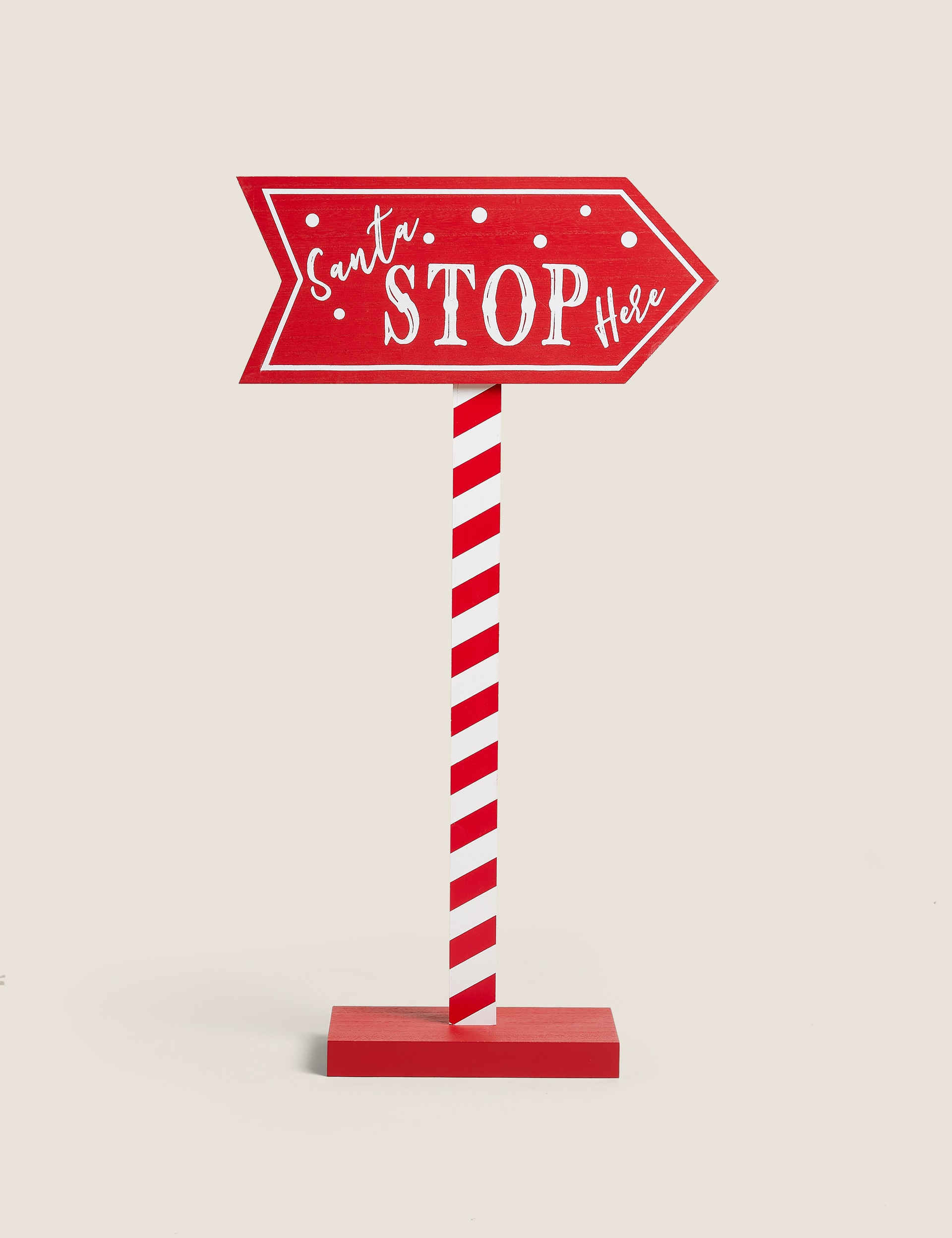 Santa Stop Here Sign | M&S IE