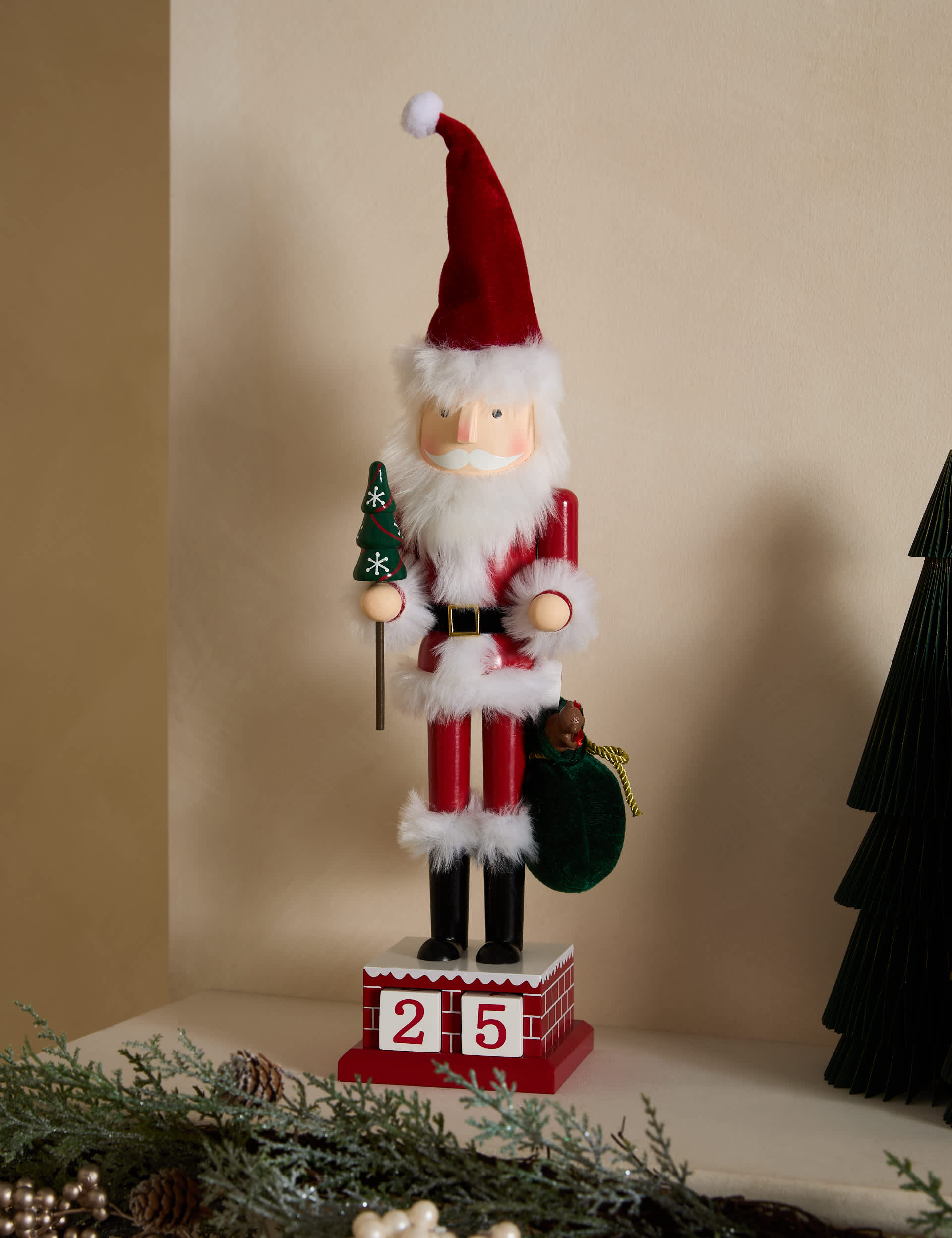 Father Christmas Advent Nutcracker | M&S | M&S