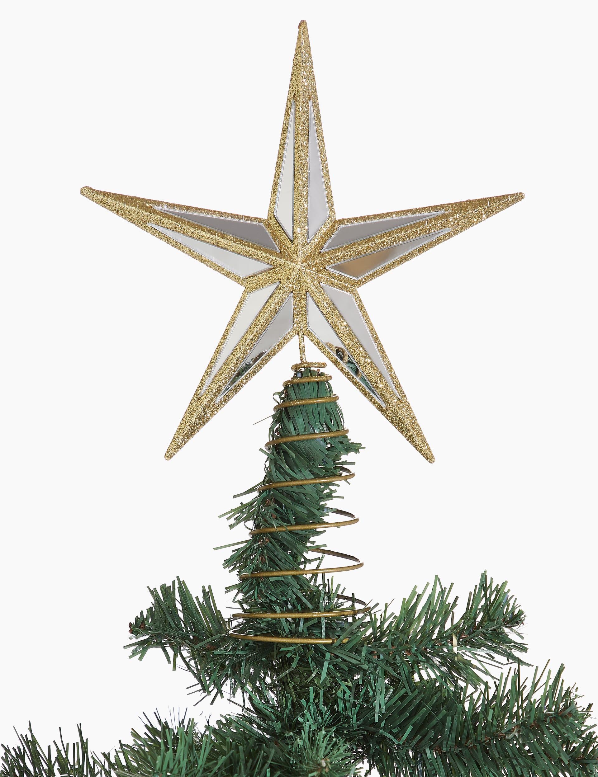 Gold Star Tree Topper | M&S
