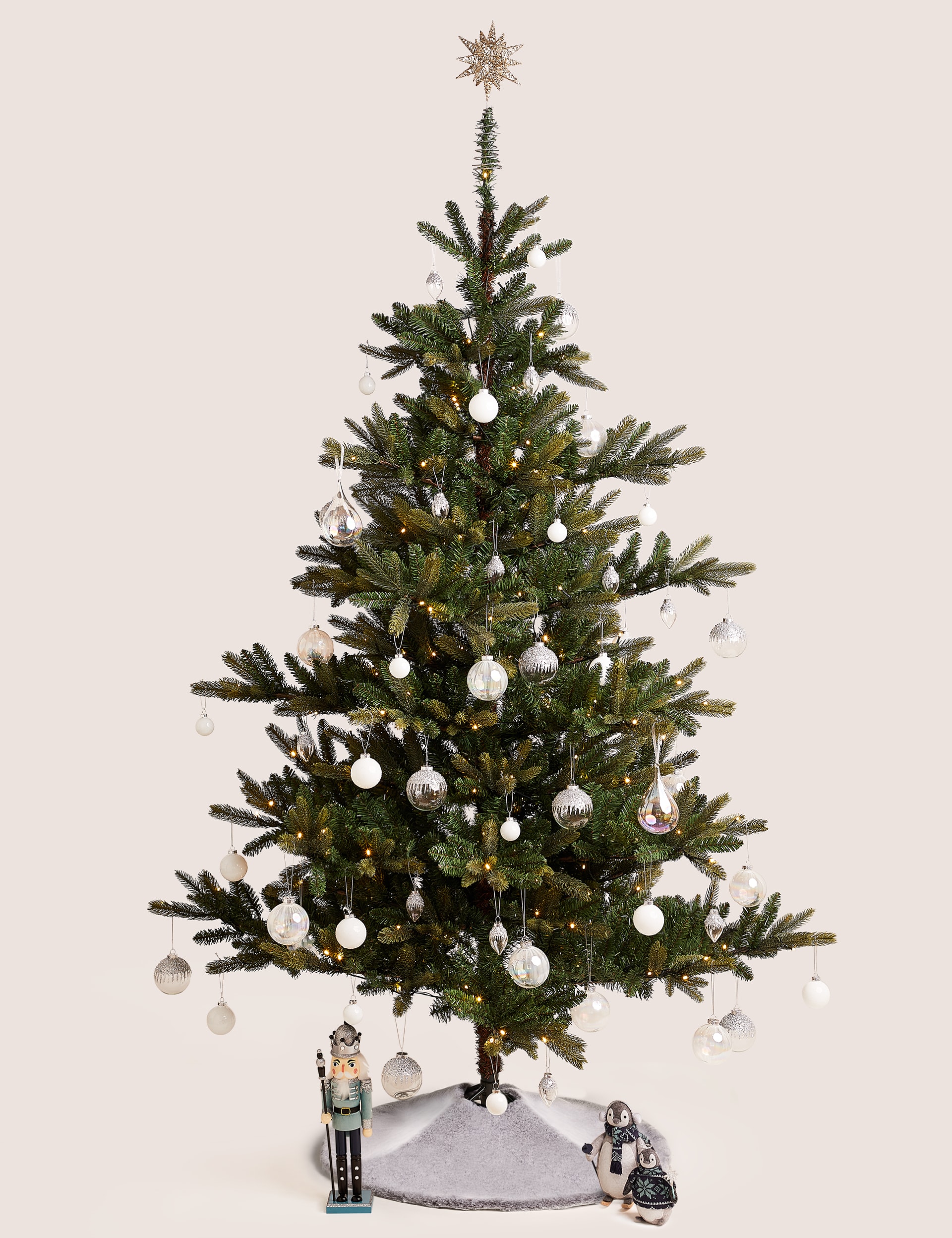 7ft Lit Noble Christmas Tree | M&S