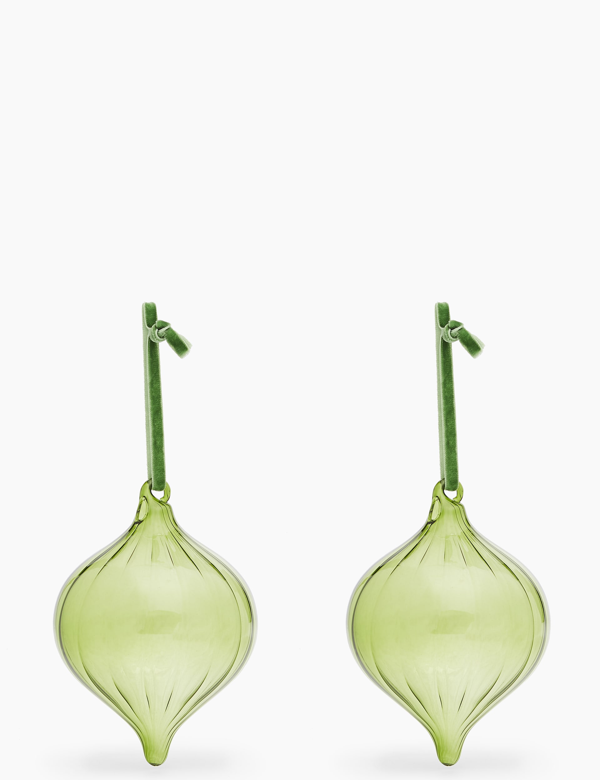 2 Pack Striped Glass Droplets | M&S IE