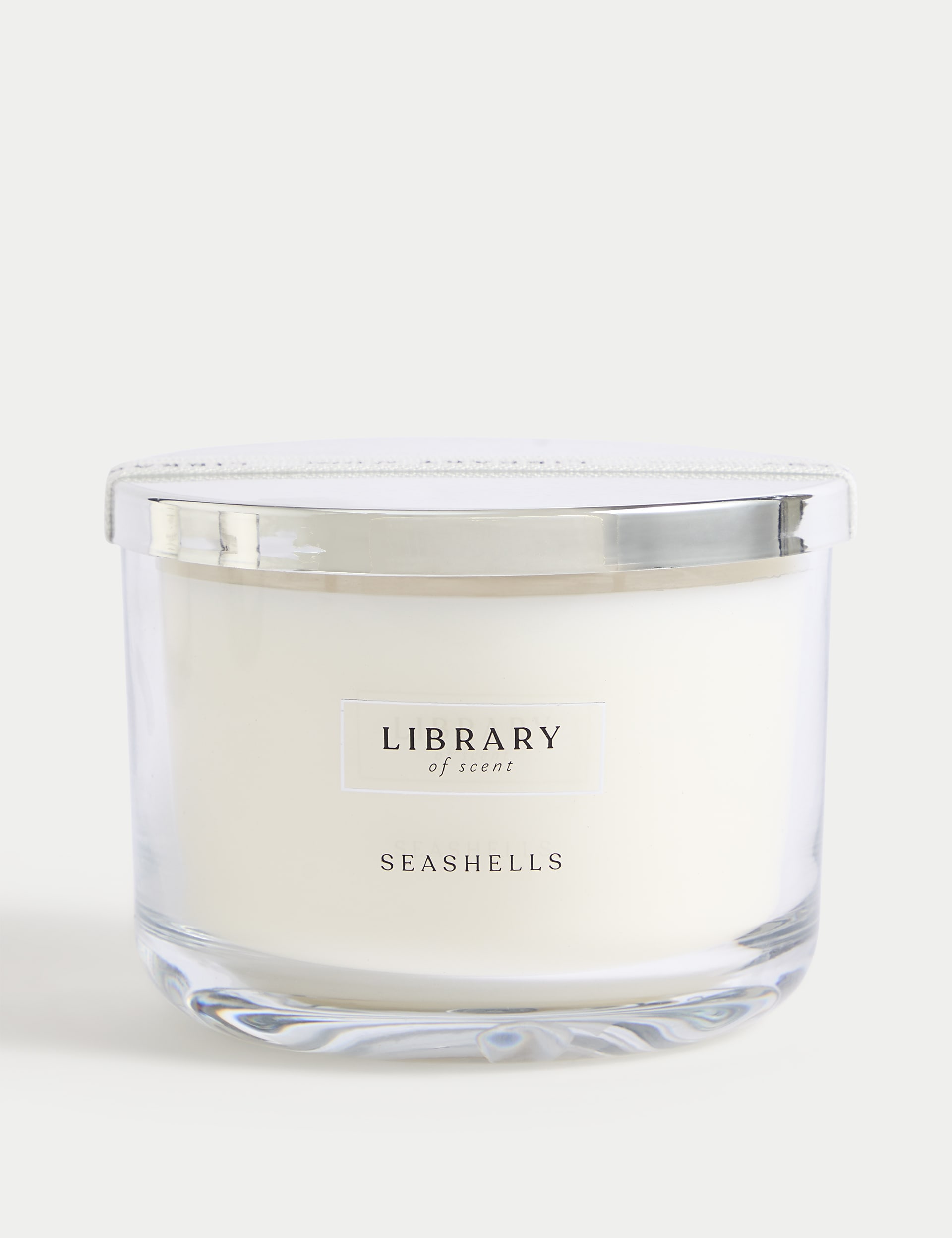 Seashells 3 Wick Candle | Library of Scent | M&S