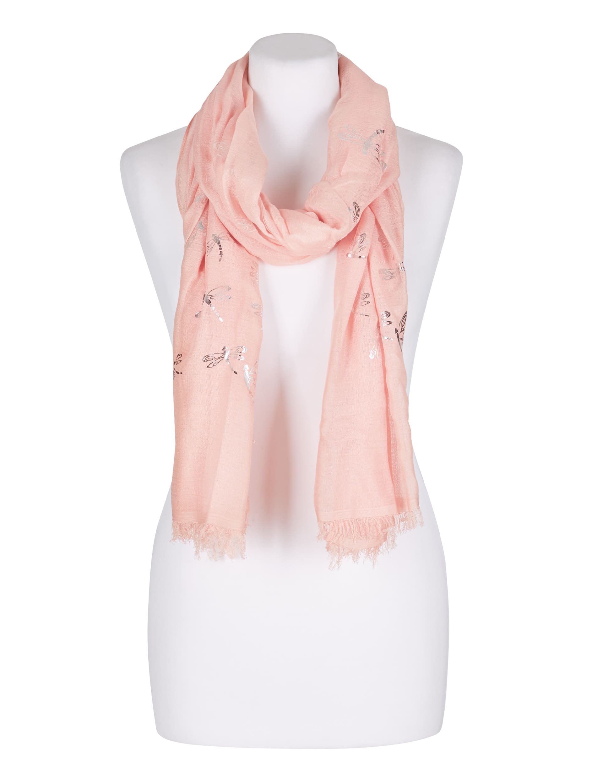 Scattered Dragonfly Print Scarf with Modal | Per Una | M&S