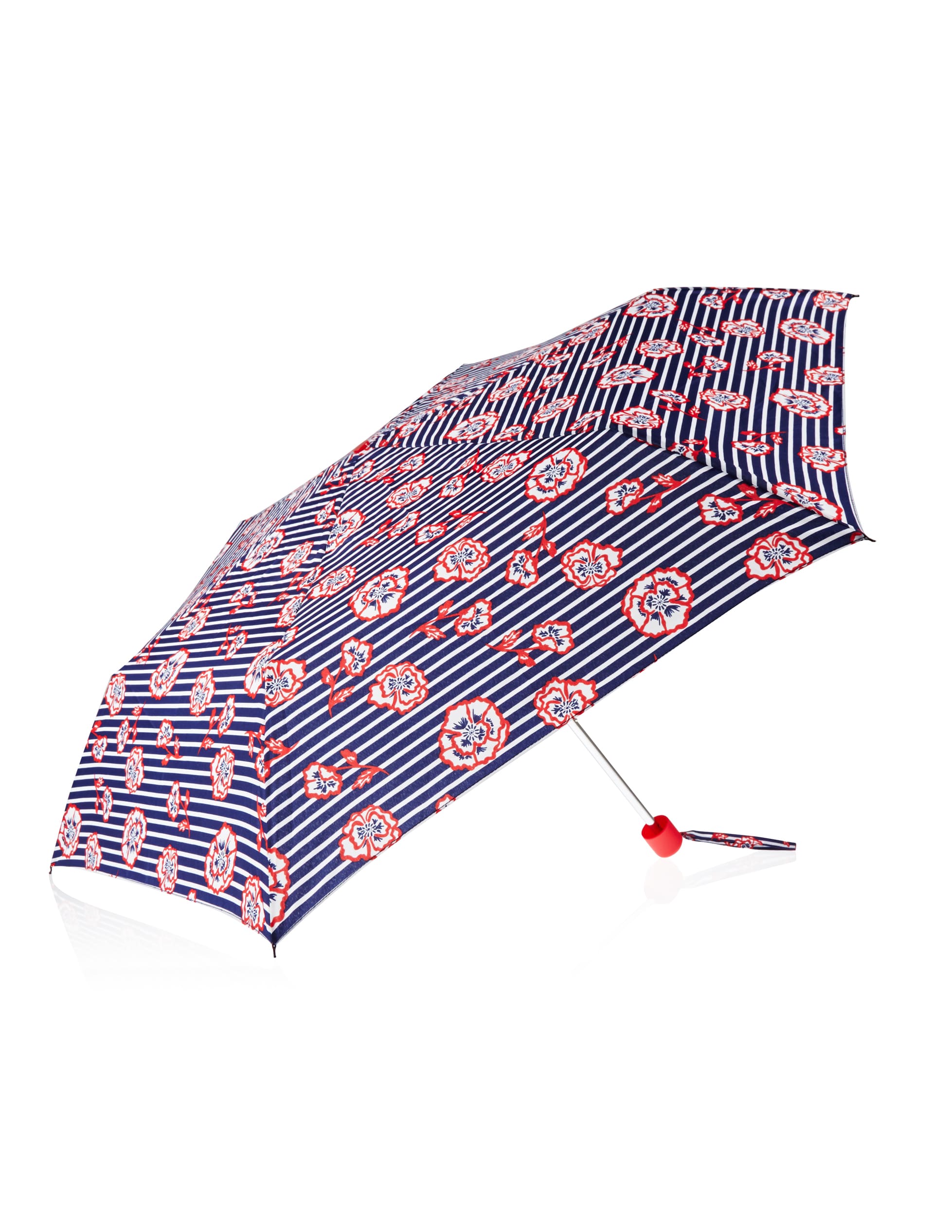 Nautical Striped Poppy Umbrella with Stormwear™ | M&S Collection | M&S