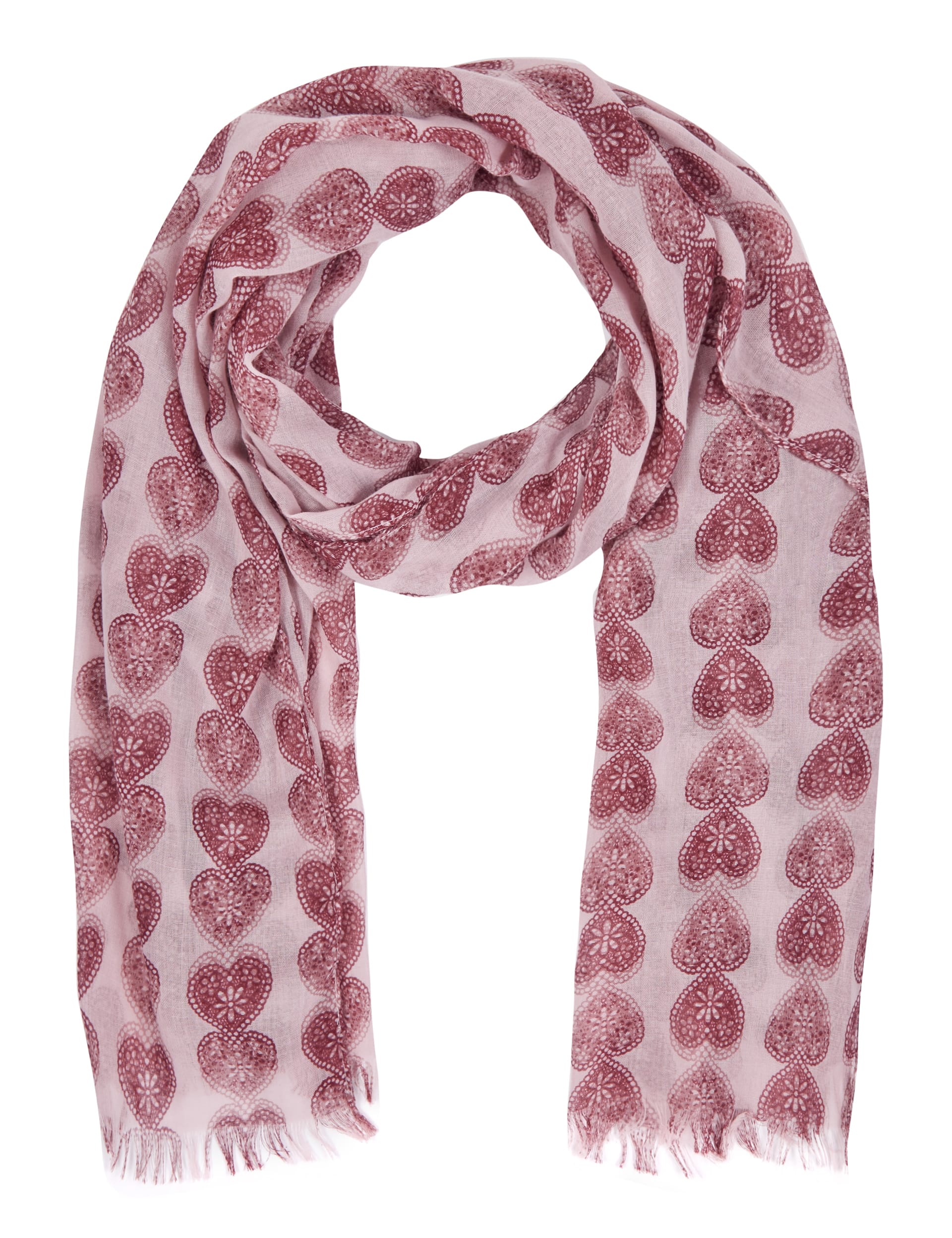 Heart Print Scarf | M&S Collection | M&S