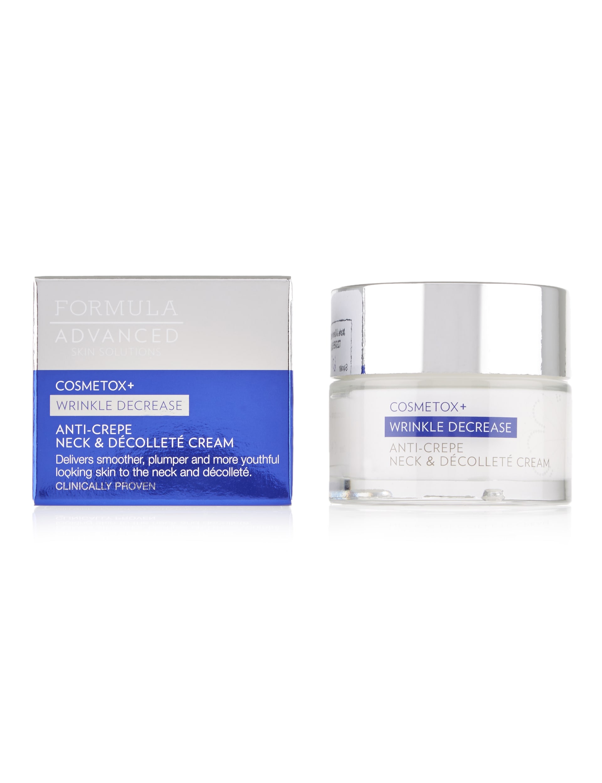 Cosmetox+ Anti-Crepe Neck & Decollete Cream 50ml | Formula Advanced | M&S