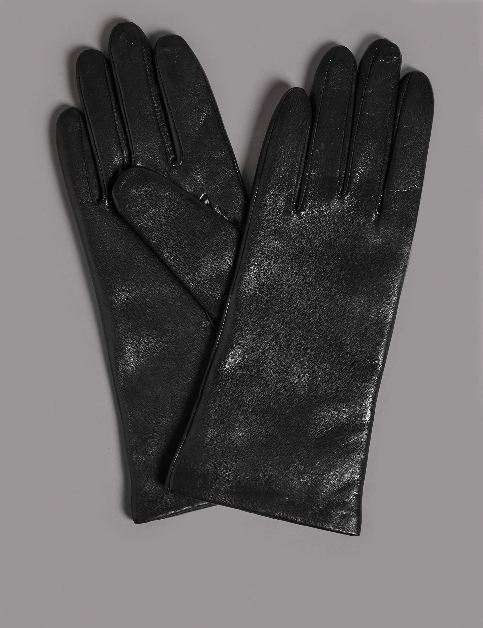 Cashmere Lined Leather Gloves | Autograph | M&S