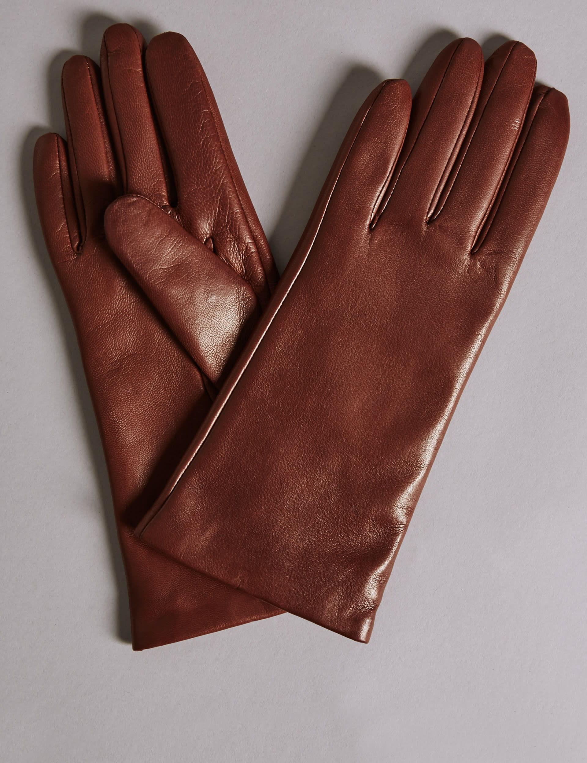 Cashmere Lined Leather Gloves | Autograph | M&S