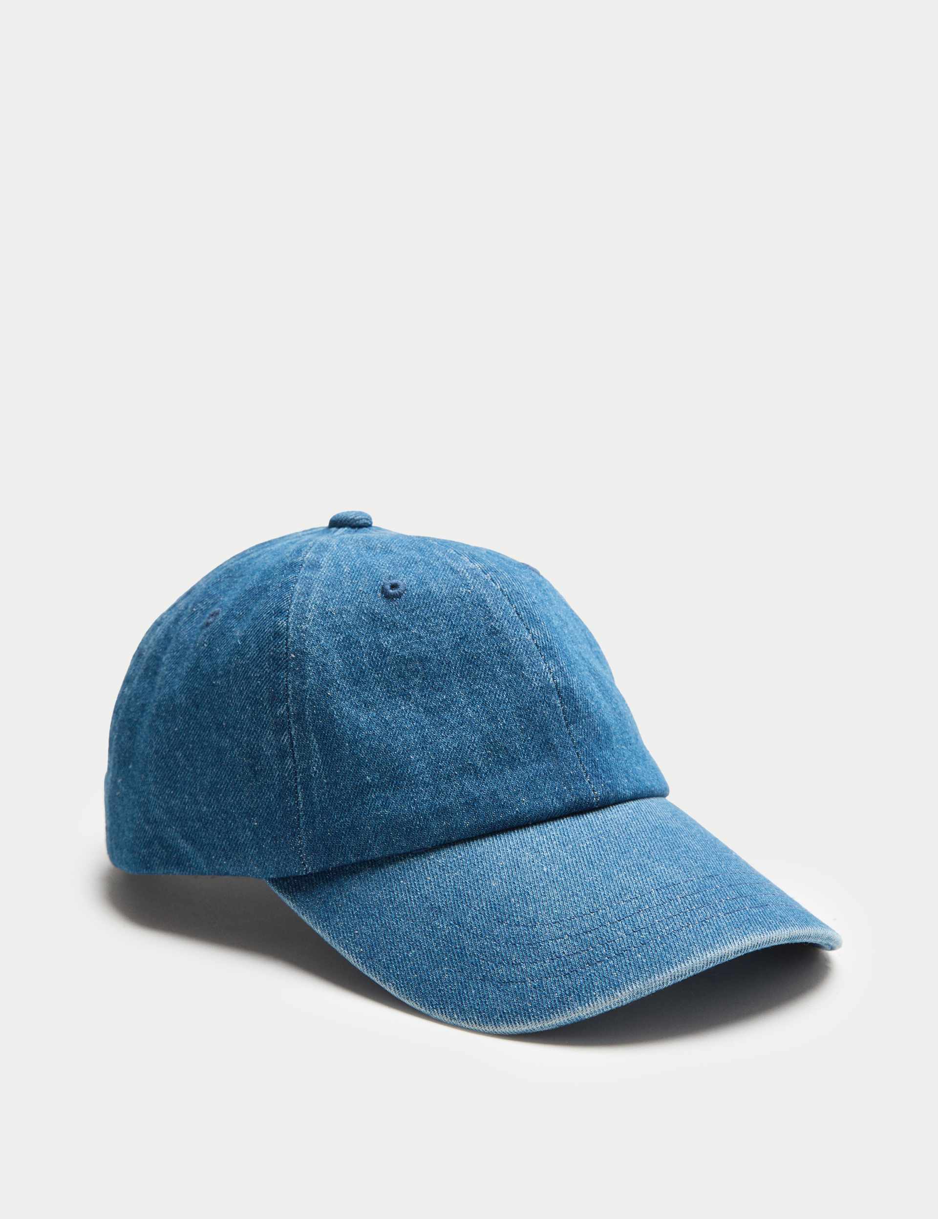 DENIM BASEBALL CAP | M&S