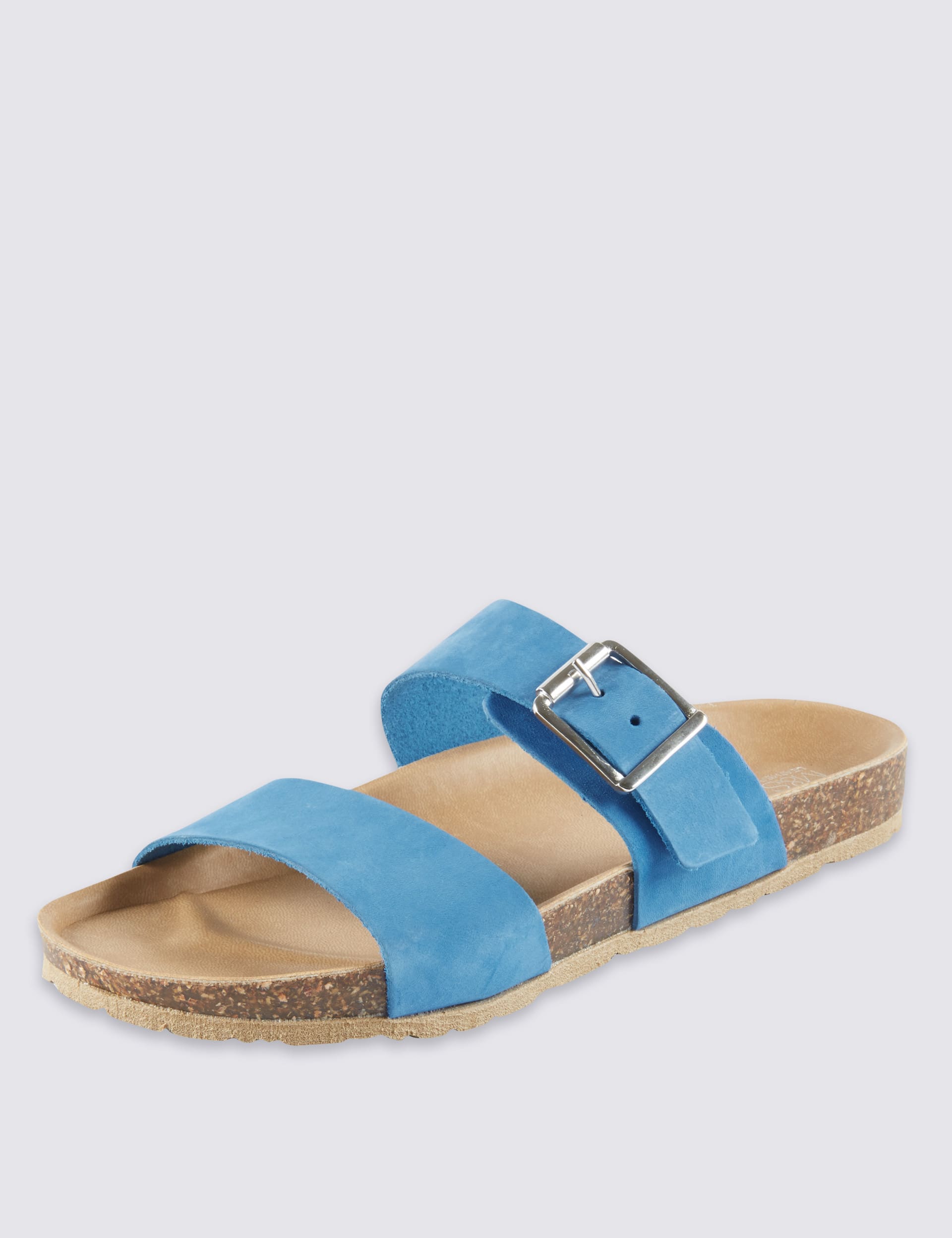 Stain Away™ Suede Two Band Sandals | M&S Collection | M&S