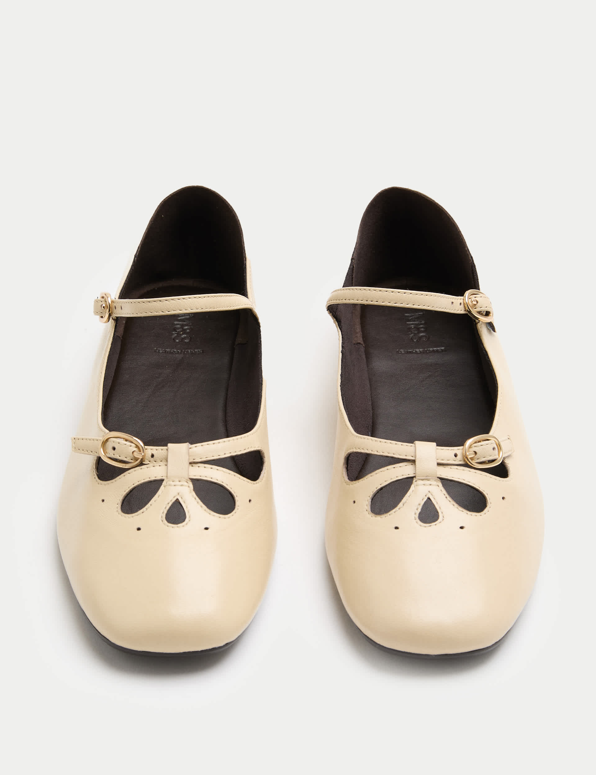 Women’s Cream Mary Jane Shoes at M&S