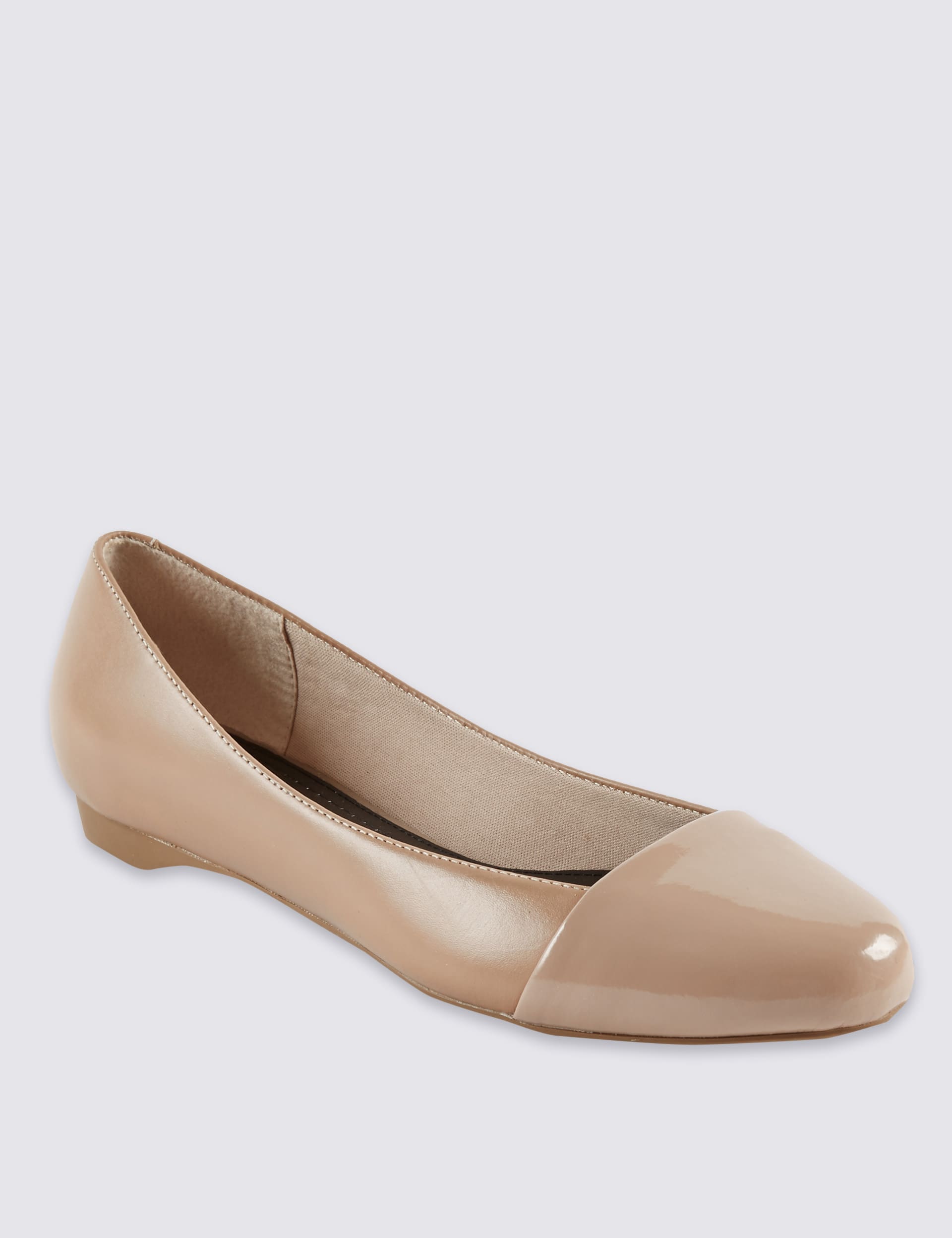 Leather Toe Cap Pumps with Insolia Flex® | M&S Collection | M&S