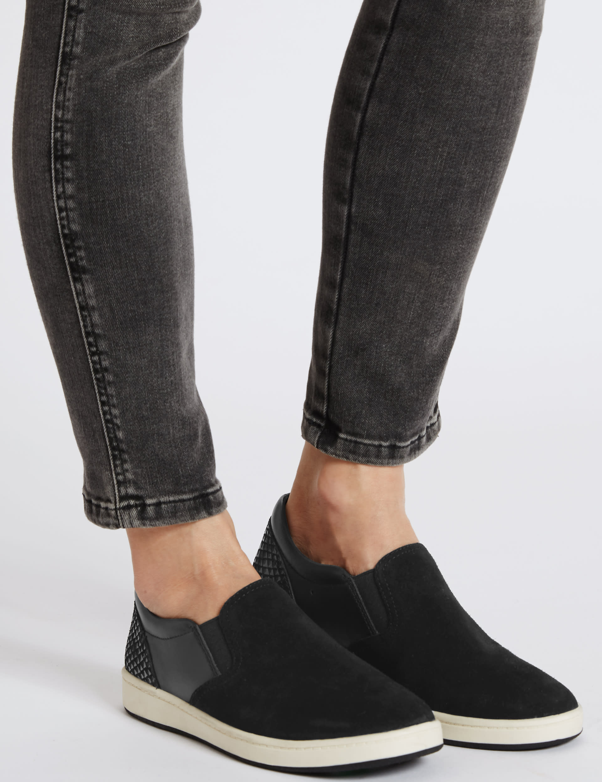Suede Slab Sole Trainers | M&S Collection | M&S IE