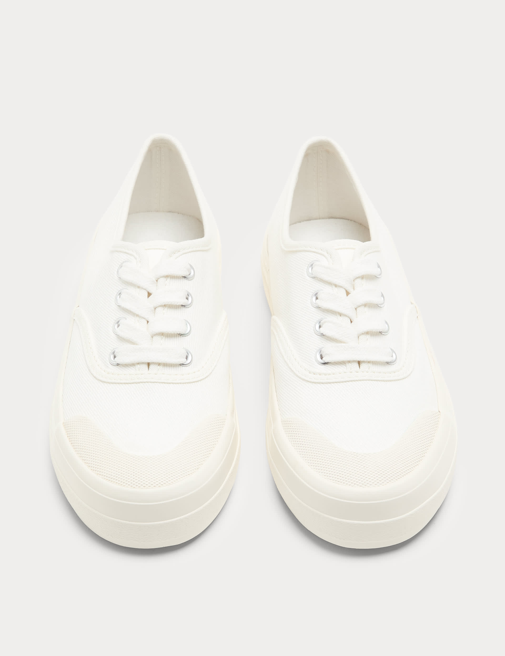 Cup Sole Platform Plimsoll Trainers | M&S IE