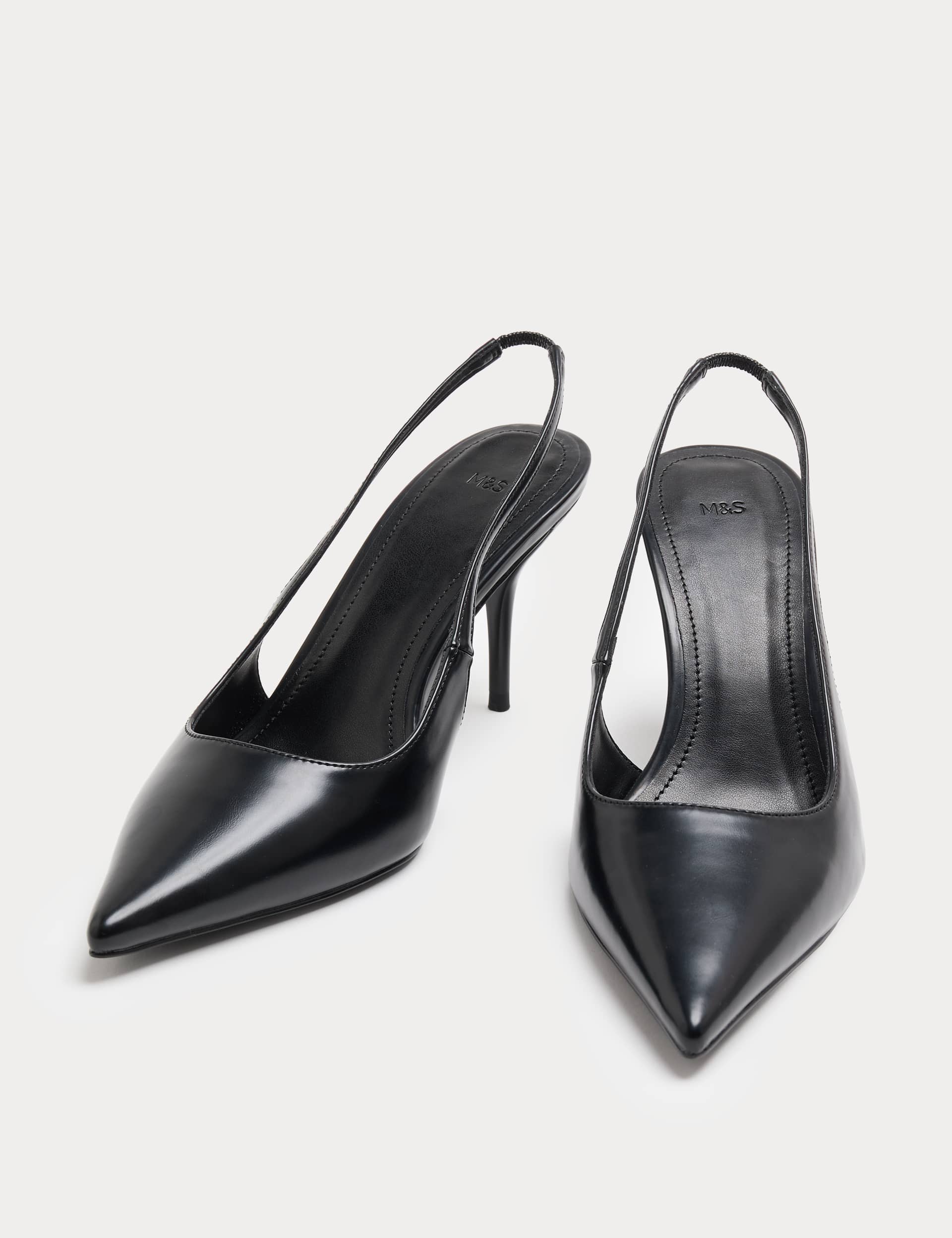 STILETTO HEEL POINTED SLING BACK SHOES | M&S