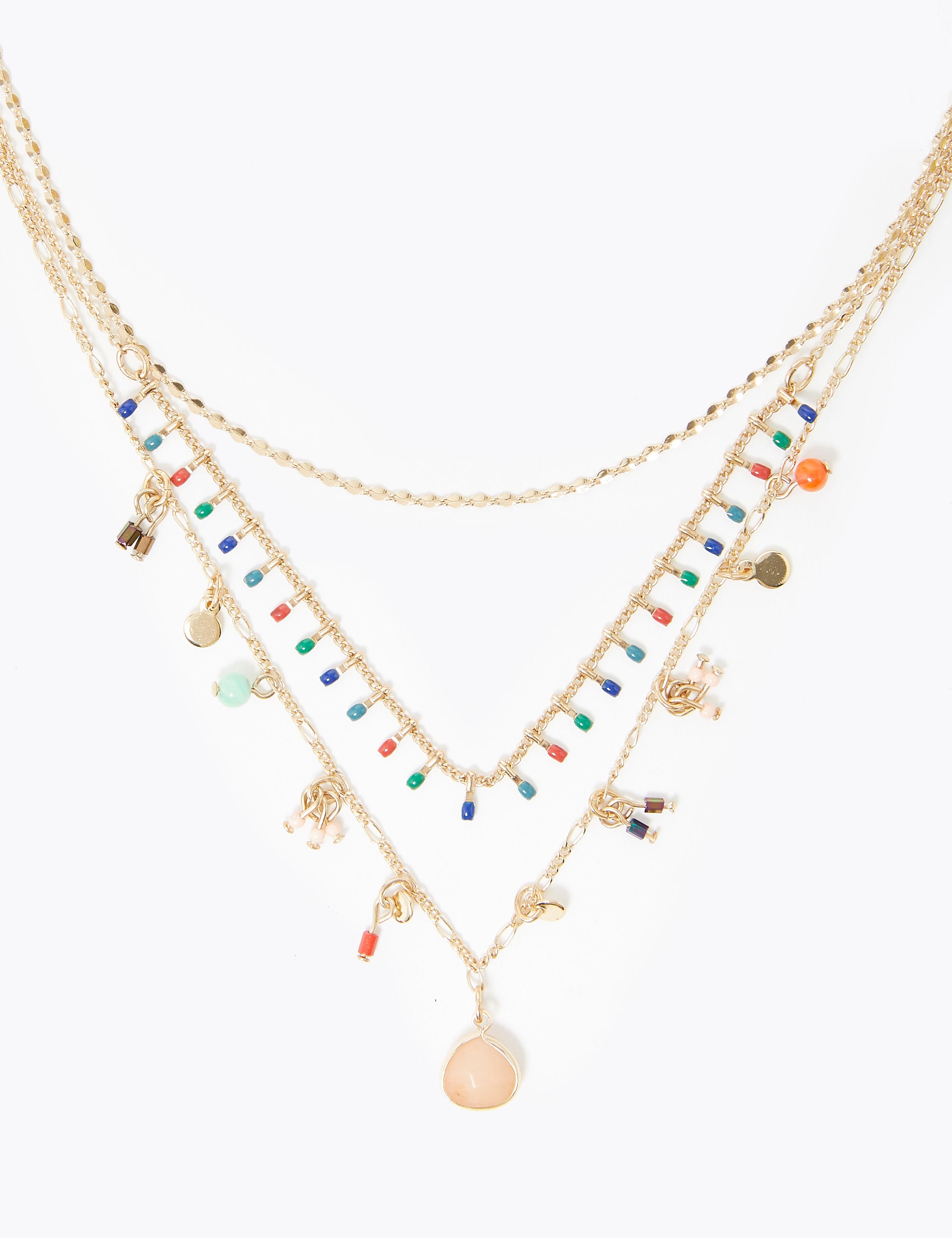 Multi Row Necklace | Per Una | M&S