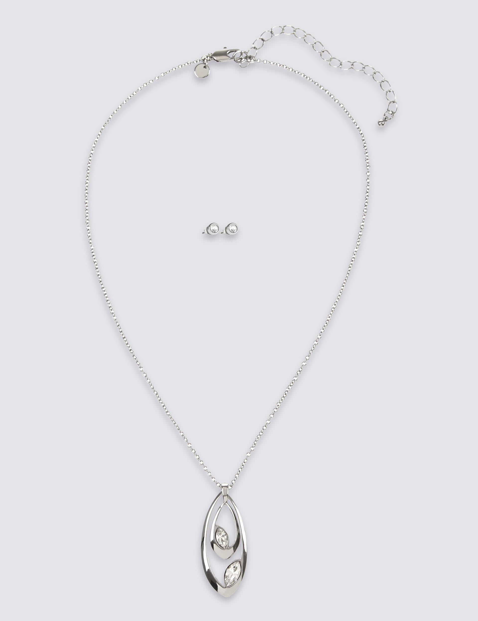Double Drop Set With Swarovski® Crystals | M&S Collection | M&S IE