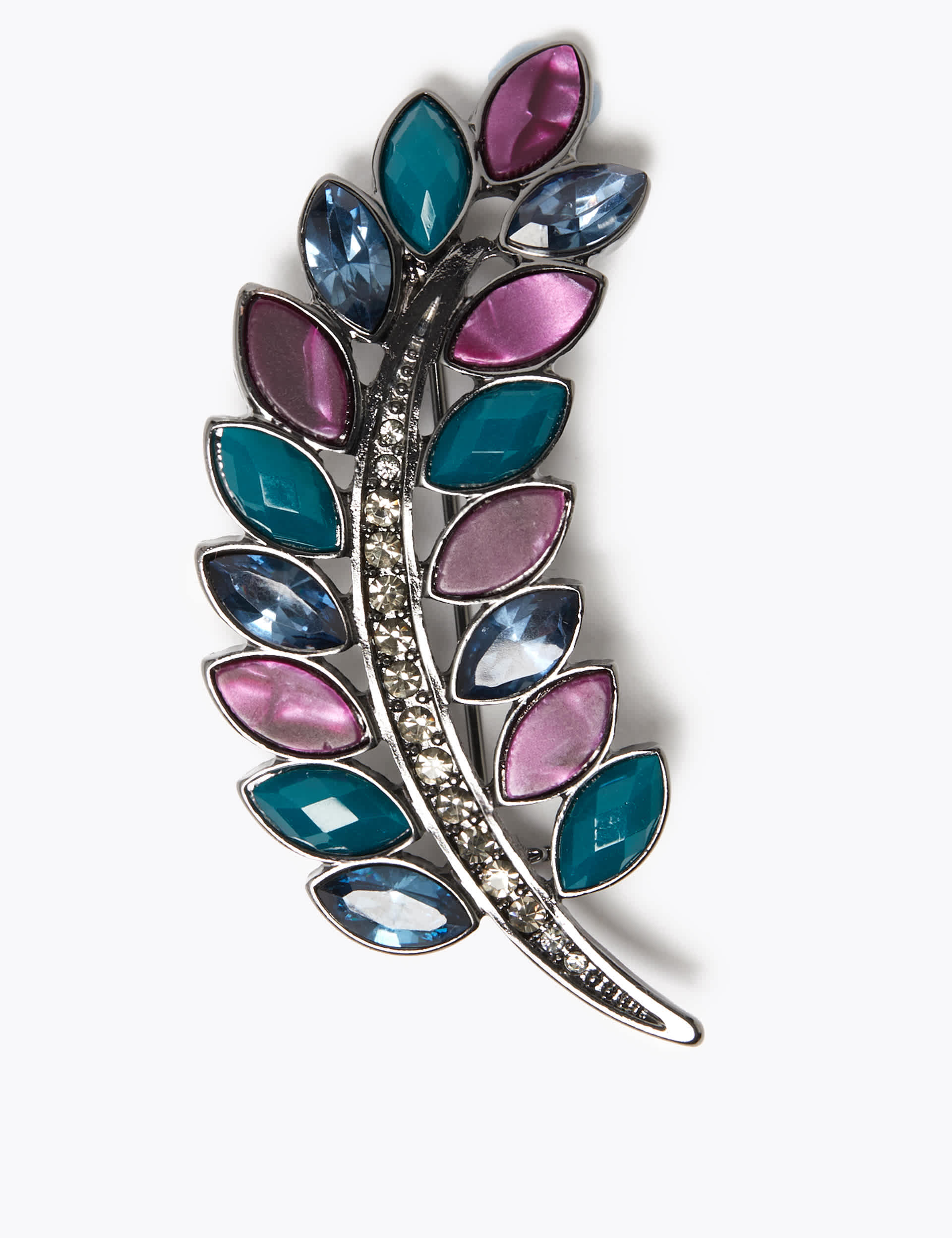 Leaf Brooch | M&S Collection | M&S IE