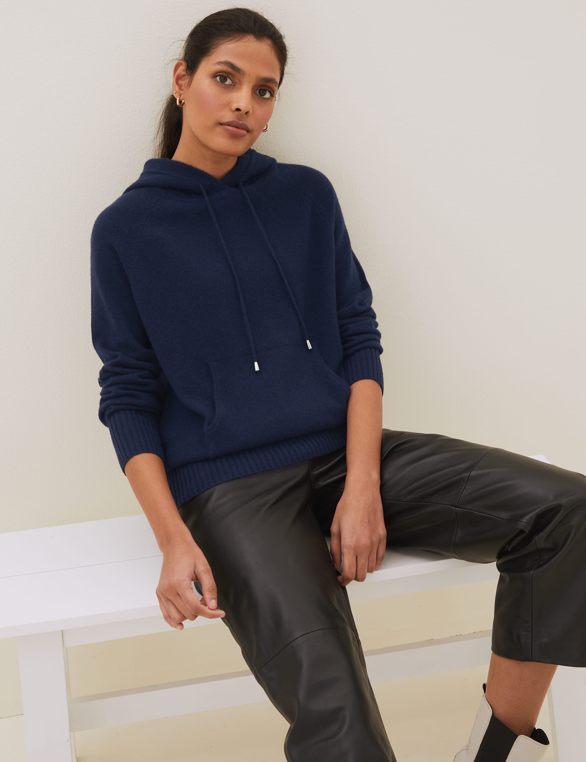 Pure Cashmere Hoodie | Autograph | M&S IE