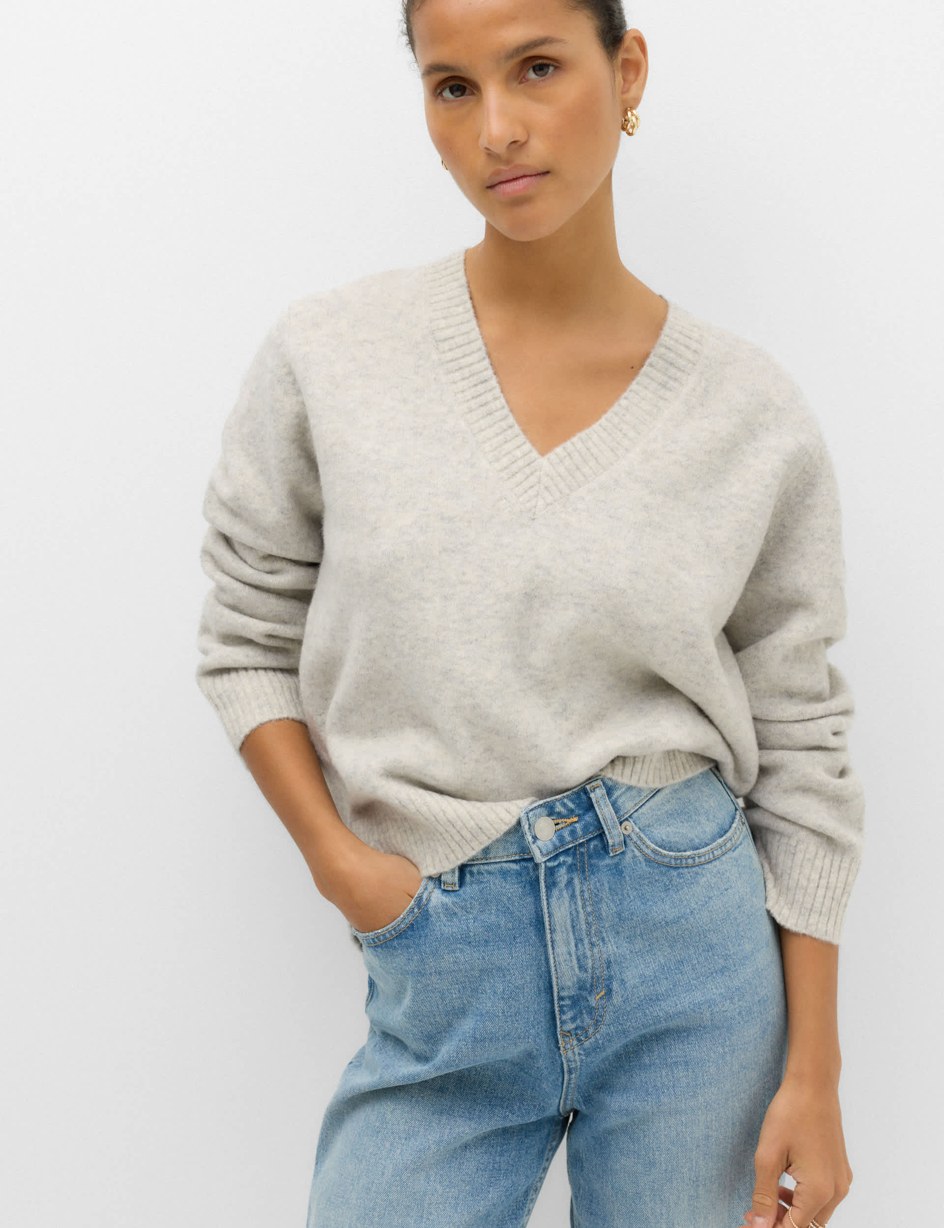 Women’s V-Neck Jumpers at M&S