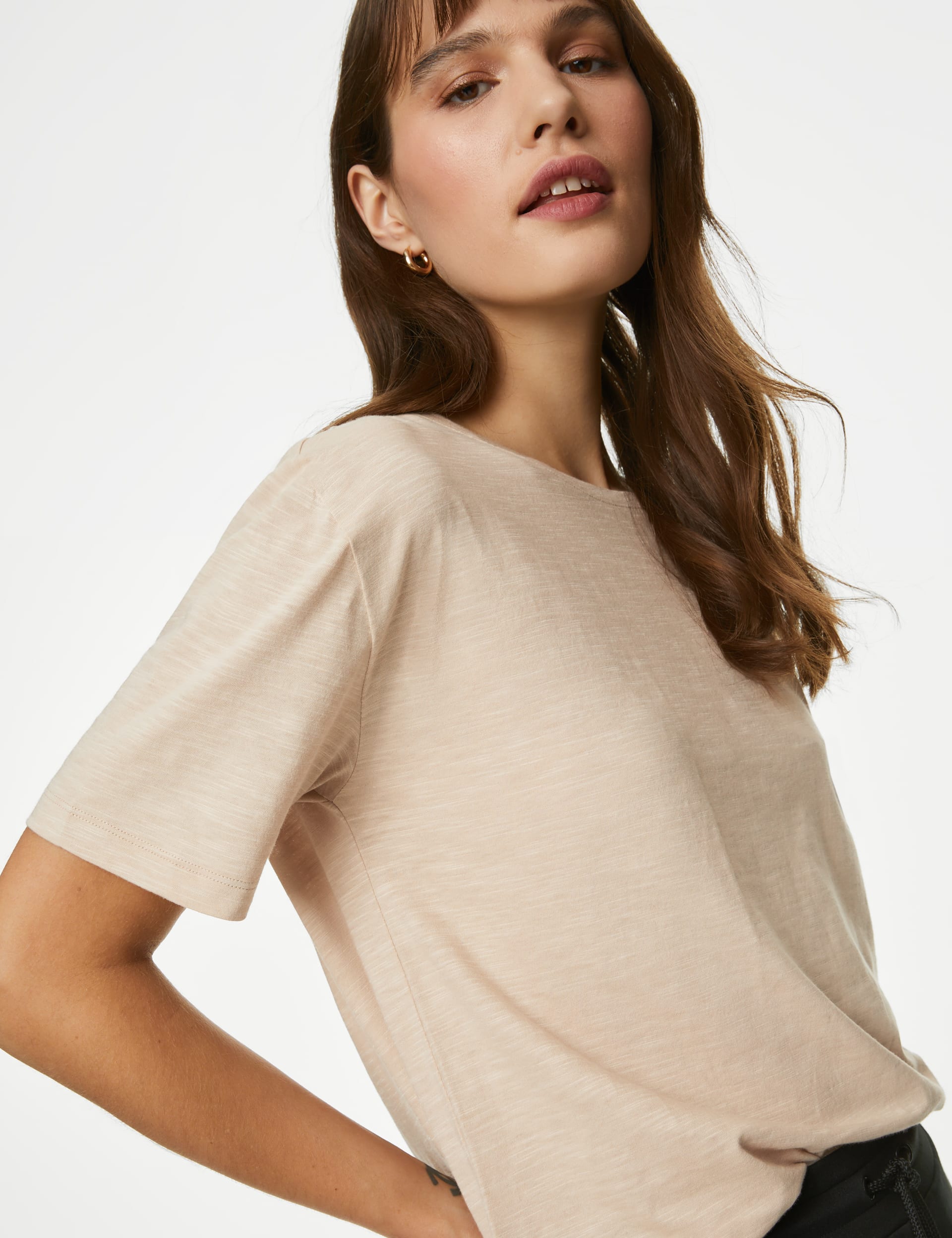 Cotton Modal Relaxed T-Shirt | M&S | M&S