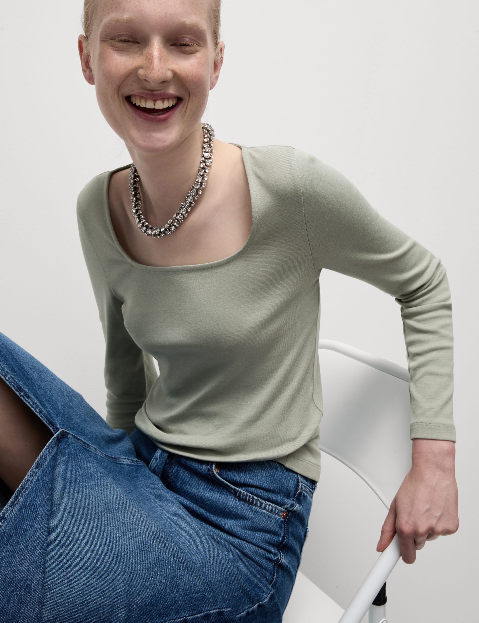 Women’s Square-Neck Tops | M&S