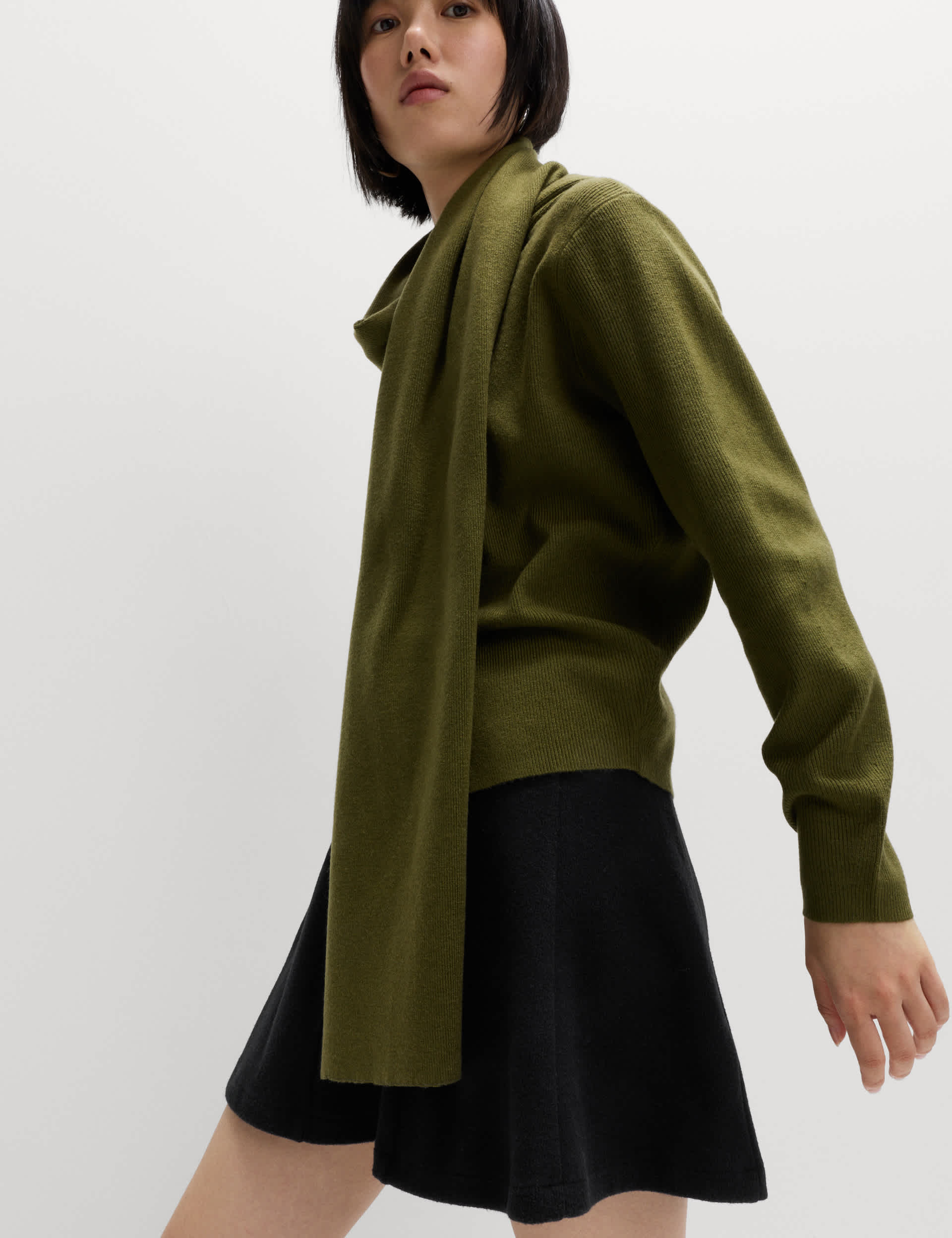 Jersey Seam Detail Mini Skirt | M&S | M&S IE