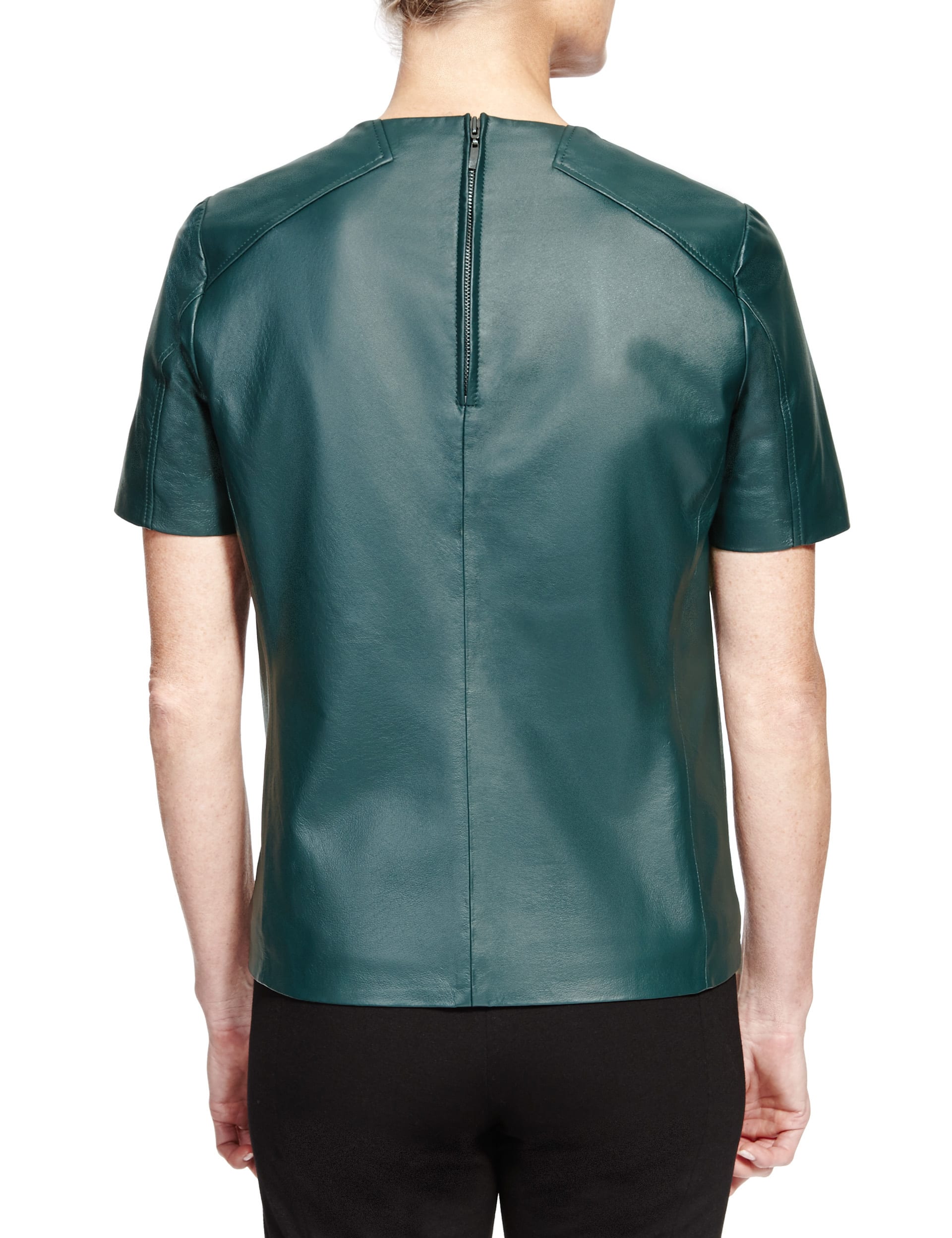 Leather Shell Top | Twiggy | M&S