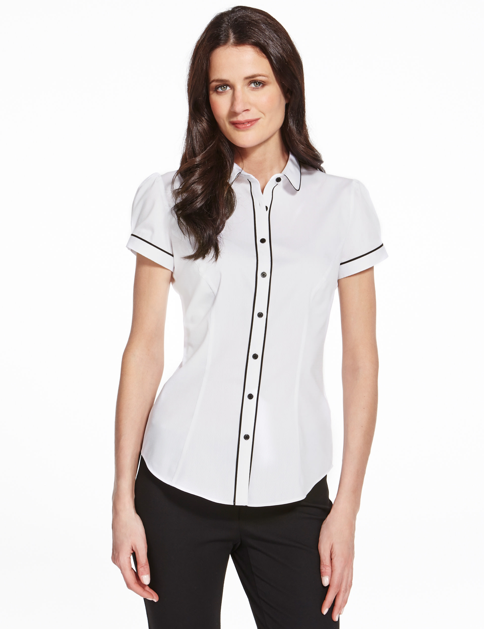 Dobby Spotted Shirt | M&S Collection | M&S IE