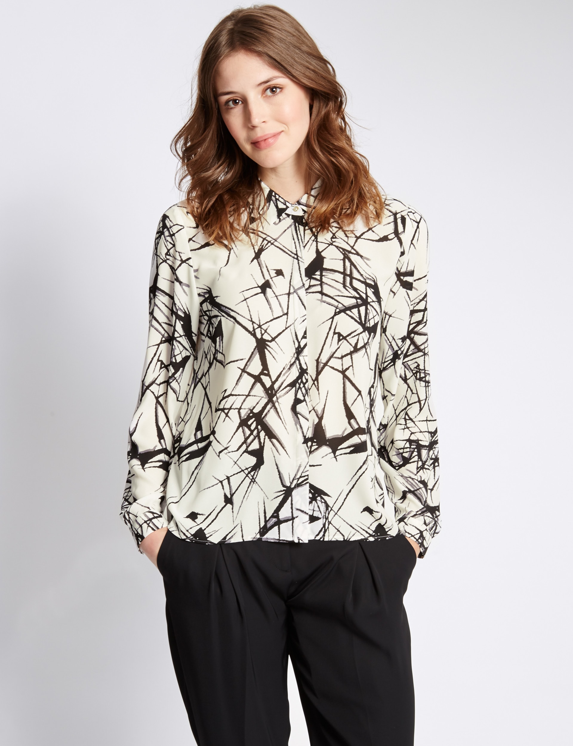 Scratchy Print Shirt | M&S Collection | M&S
