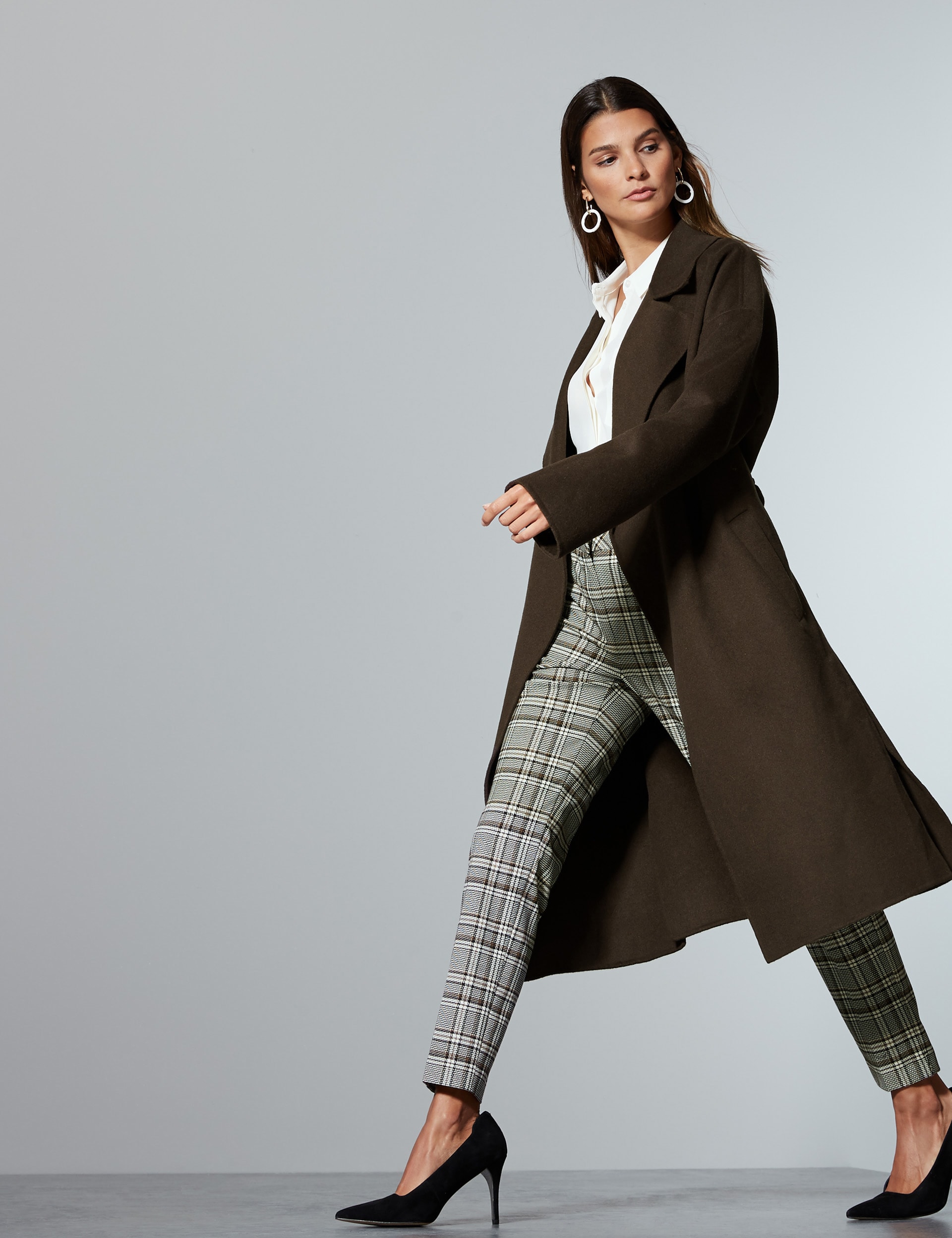 Wool Rich Textured Wrap Coat | Autograph | M&S IE