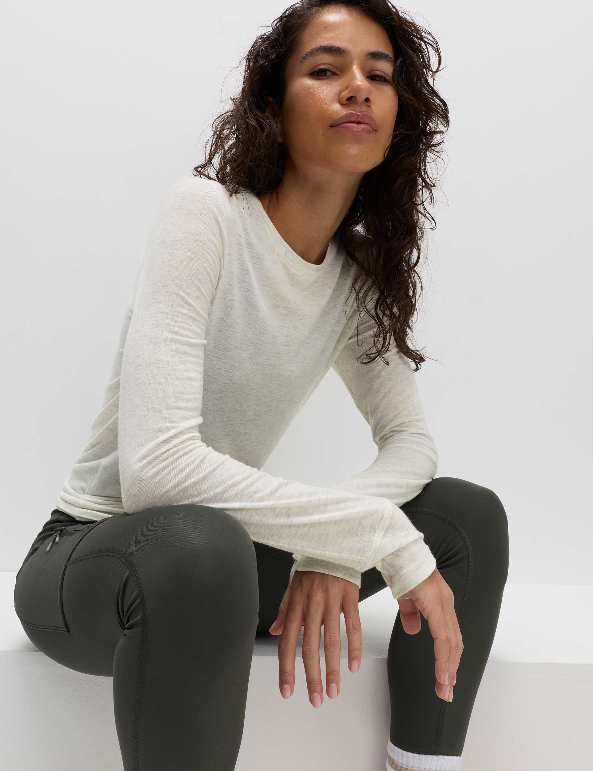 Lightweight Base Layer Top with Merino Wool | Goodmove | M&S