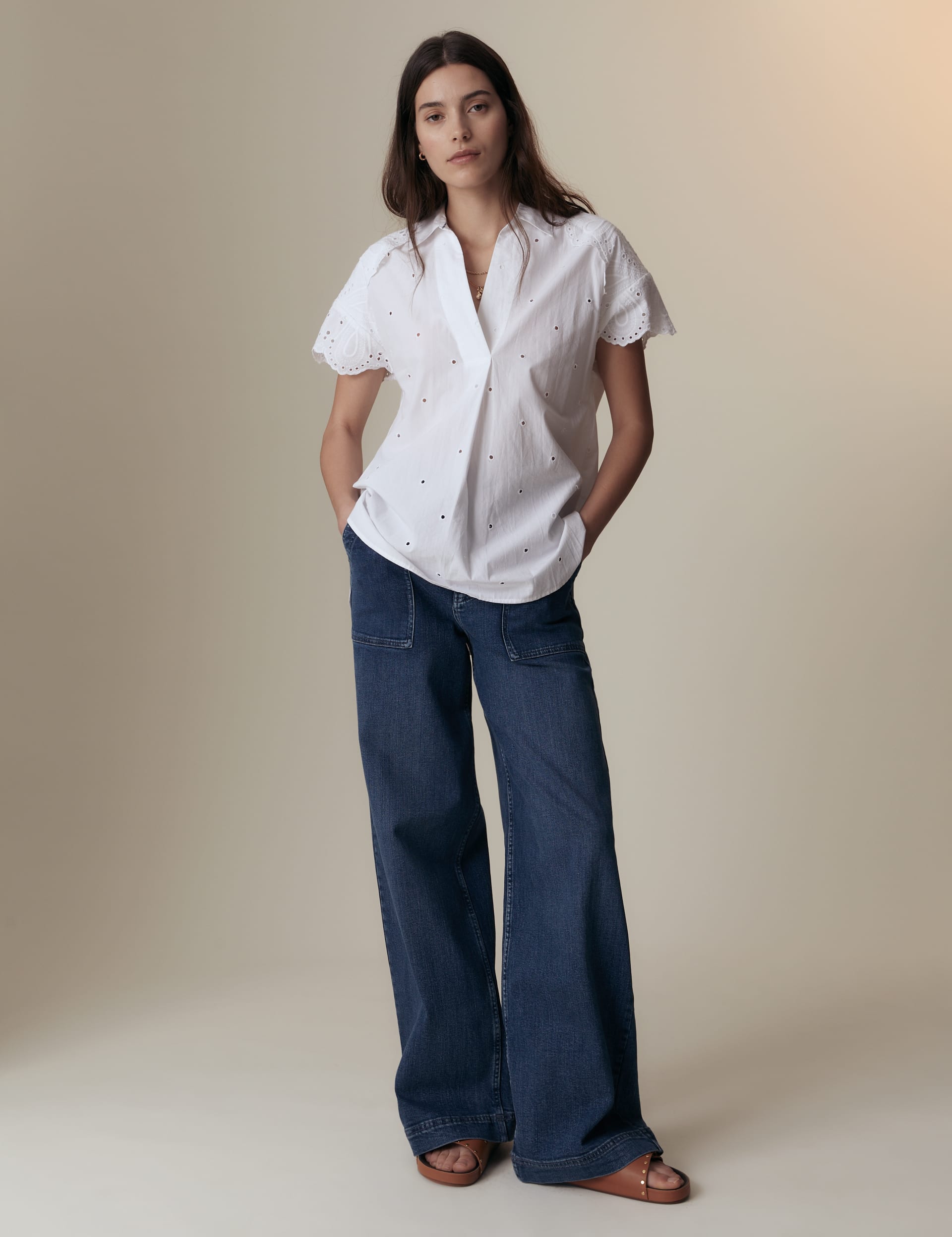 Broderie Anglaise Tops | M&S