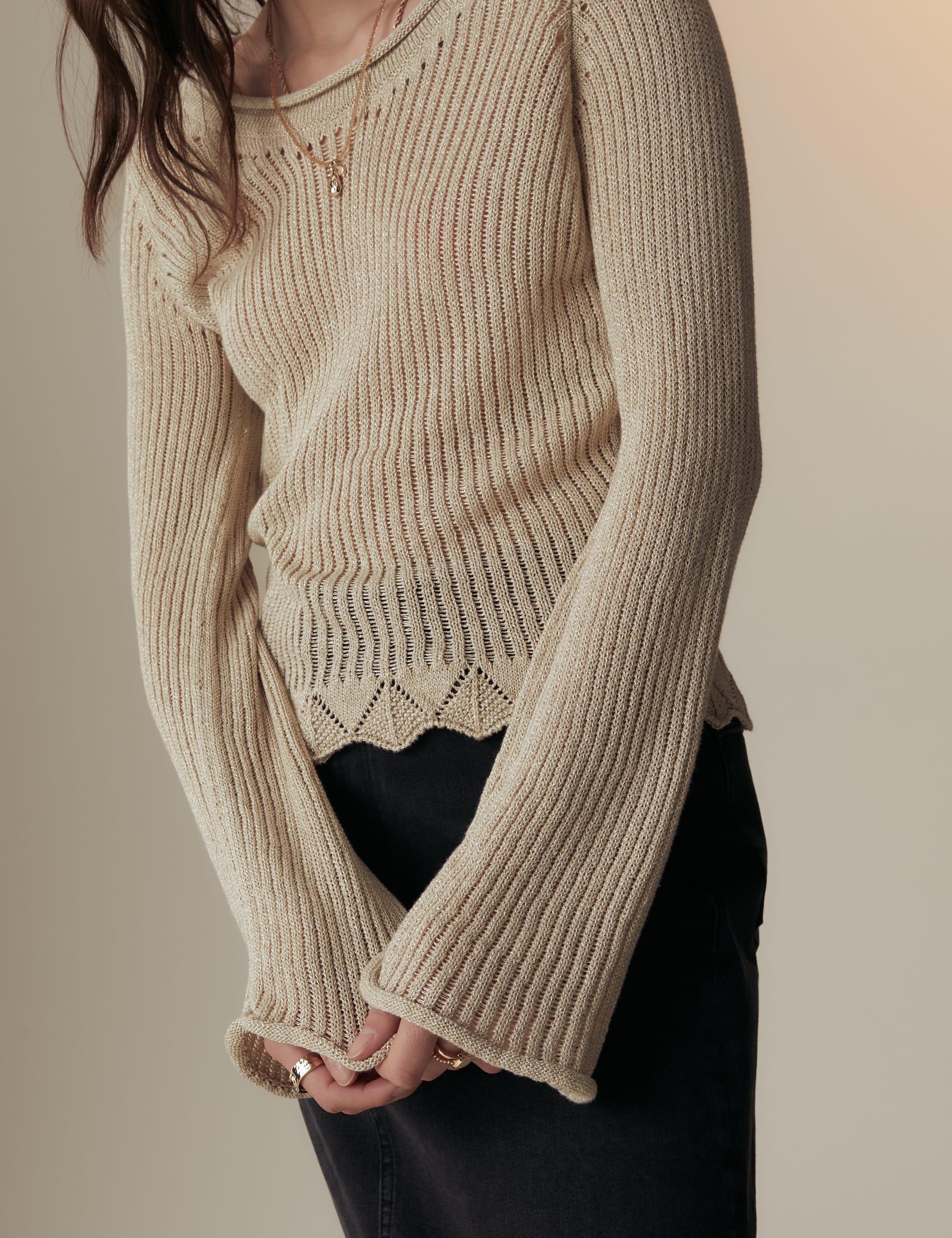 Women’s Gold Jumpers | M&S