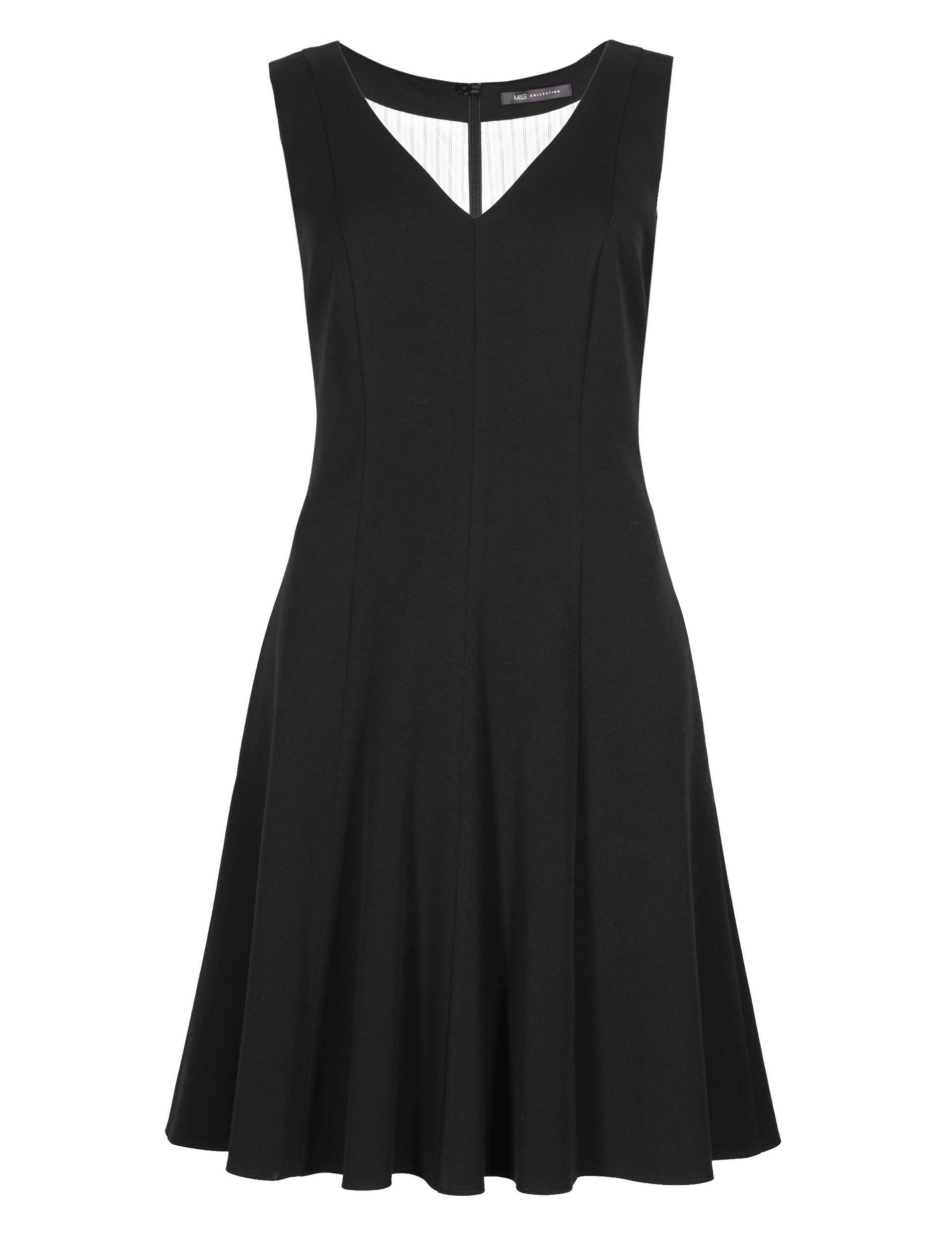 V Neck Flared Skater Dress Mands Collection Mands