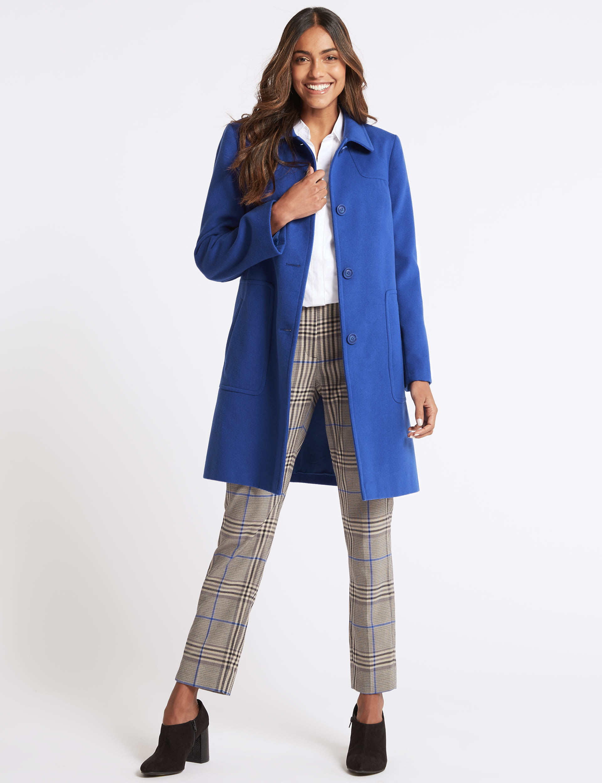 Patch Pocket Coat | M&S | M&S IE