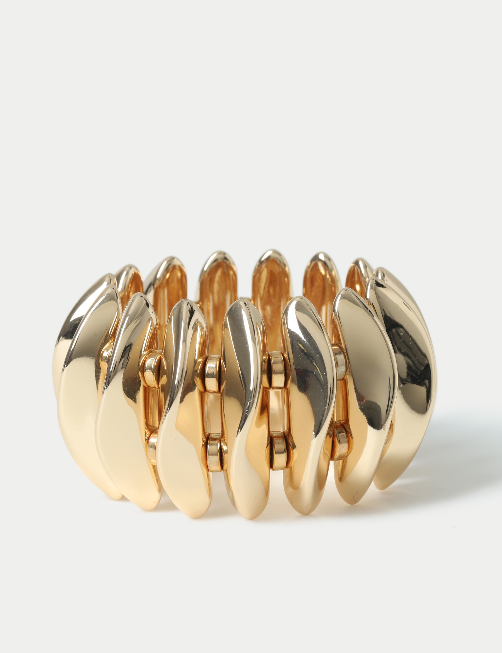 Gold Tonal Stretch Wristwear | M&S | M&S