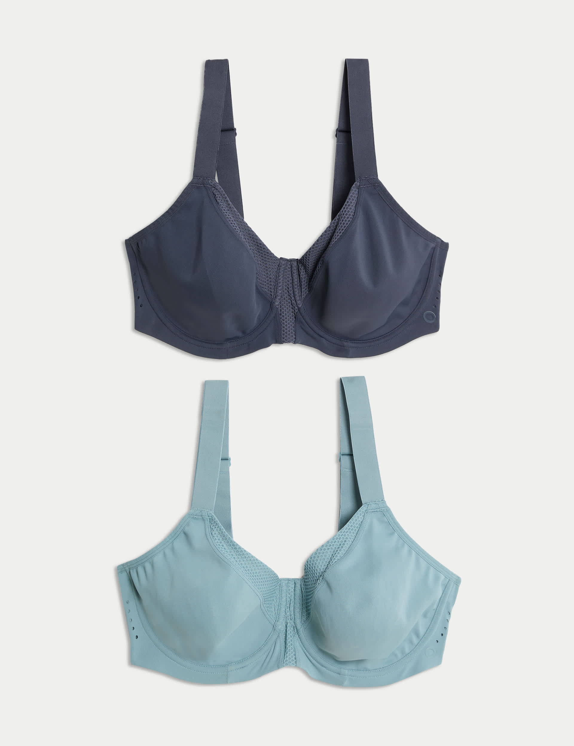 2pk Ultimate Support Wired Sports Bras (A-H) | Goodmove | M&S