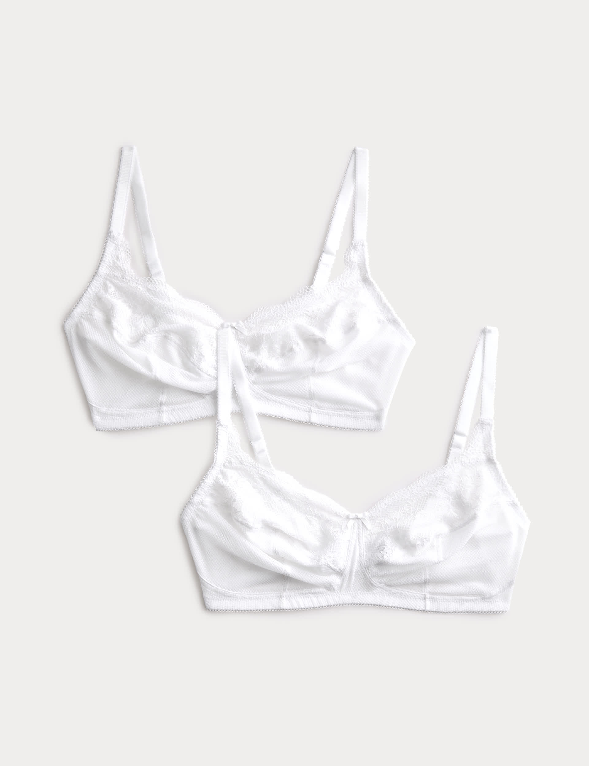 2 Pack Jasmine Lace Total Support Bras (B-H) | M&S