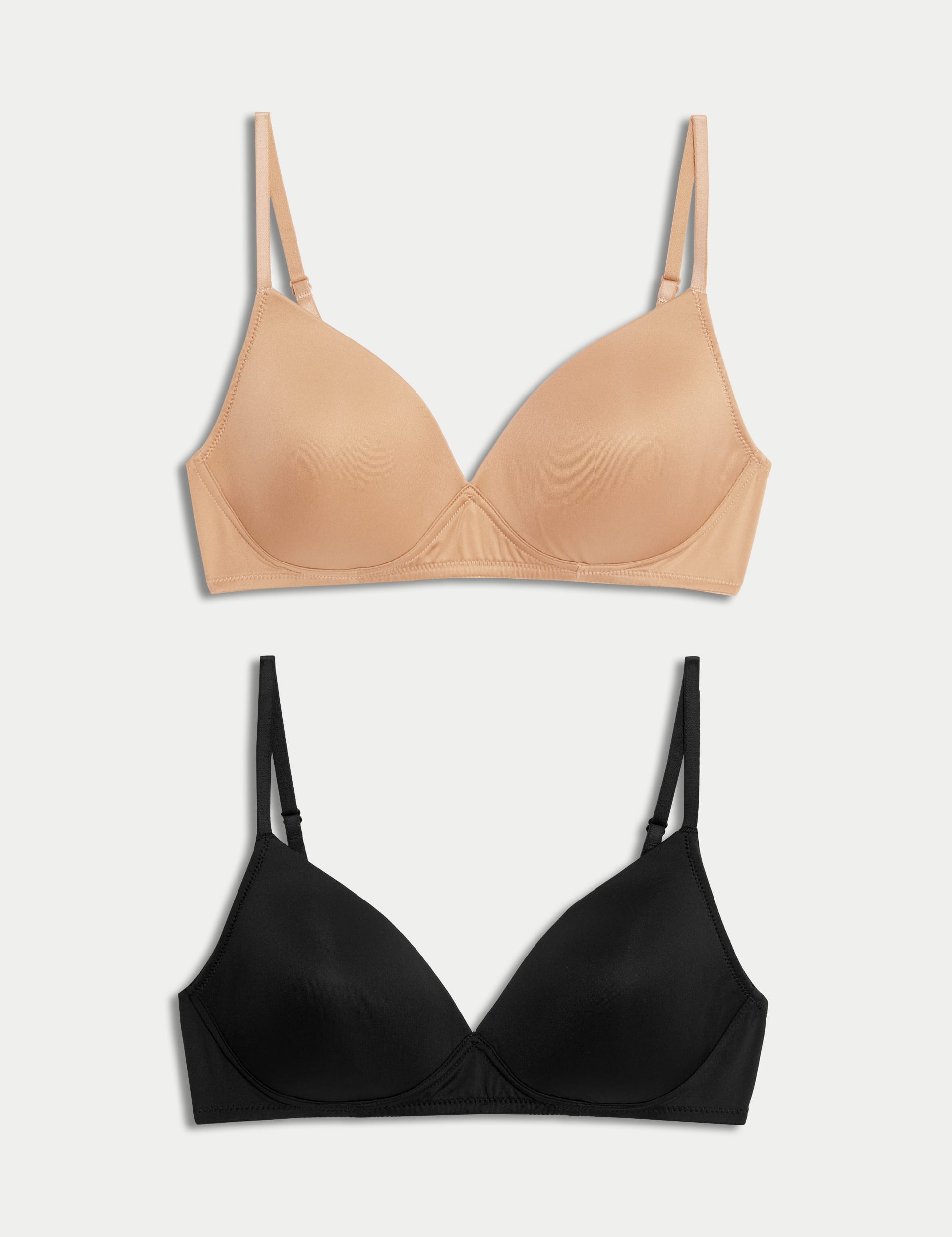 2pk Non Wired First Bra | M&S | M&S