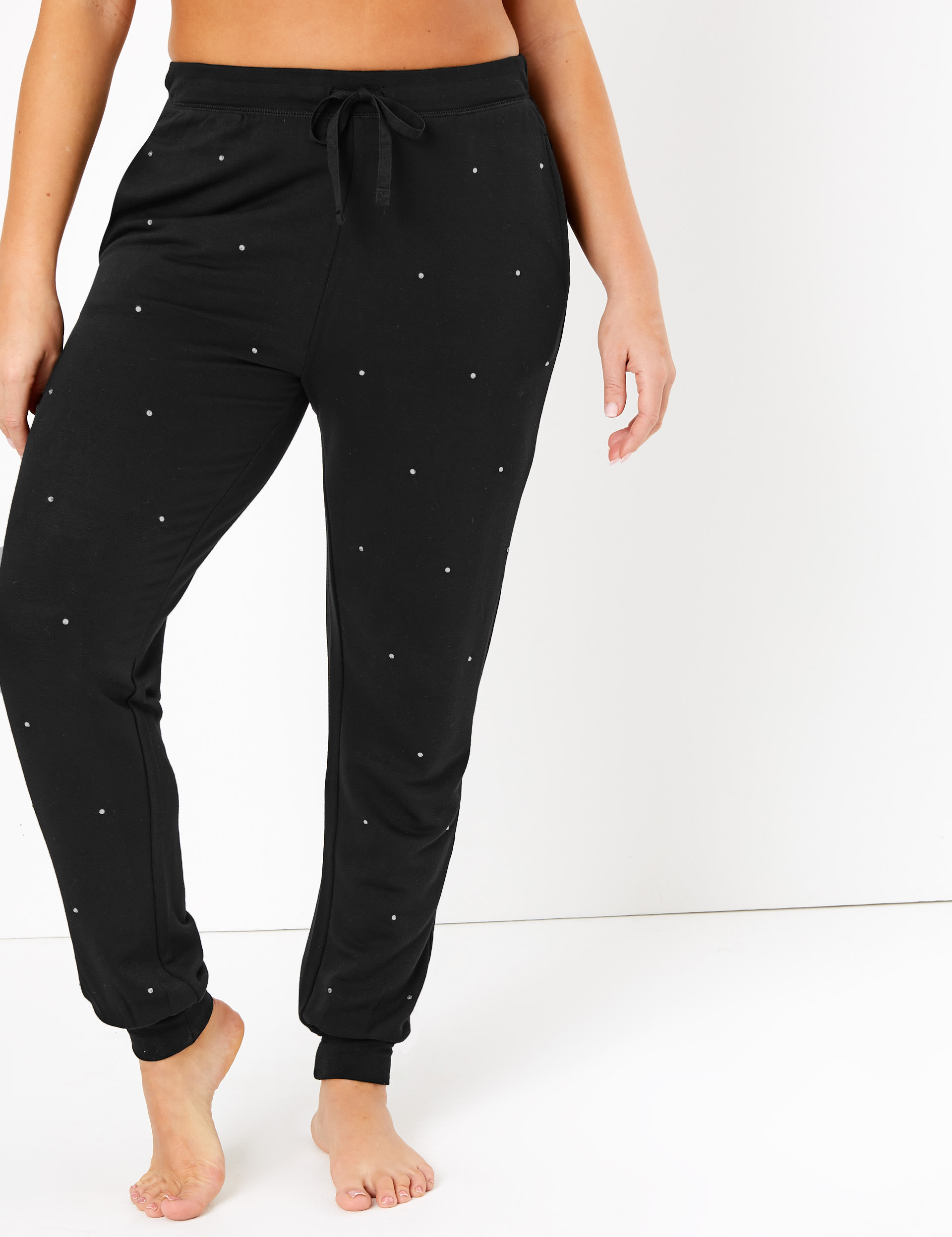 Flexifit™ Studded Drawstring Pyjama Bottoms | M&S Collection | M&S IE