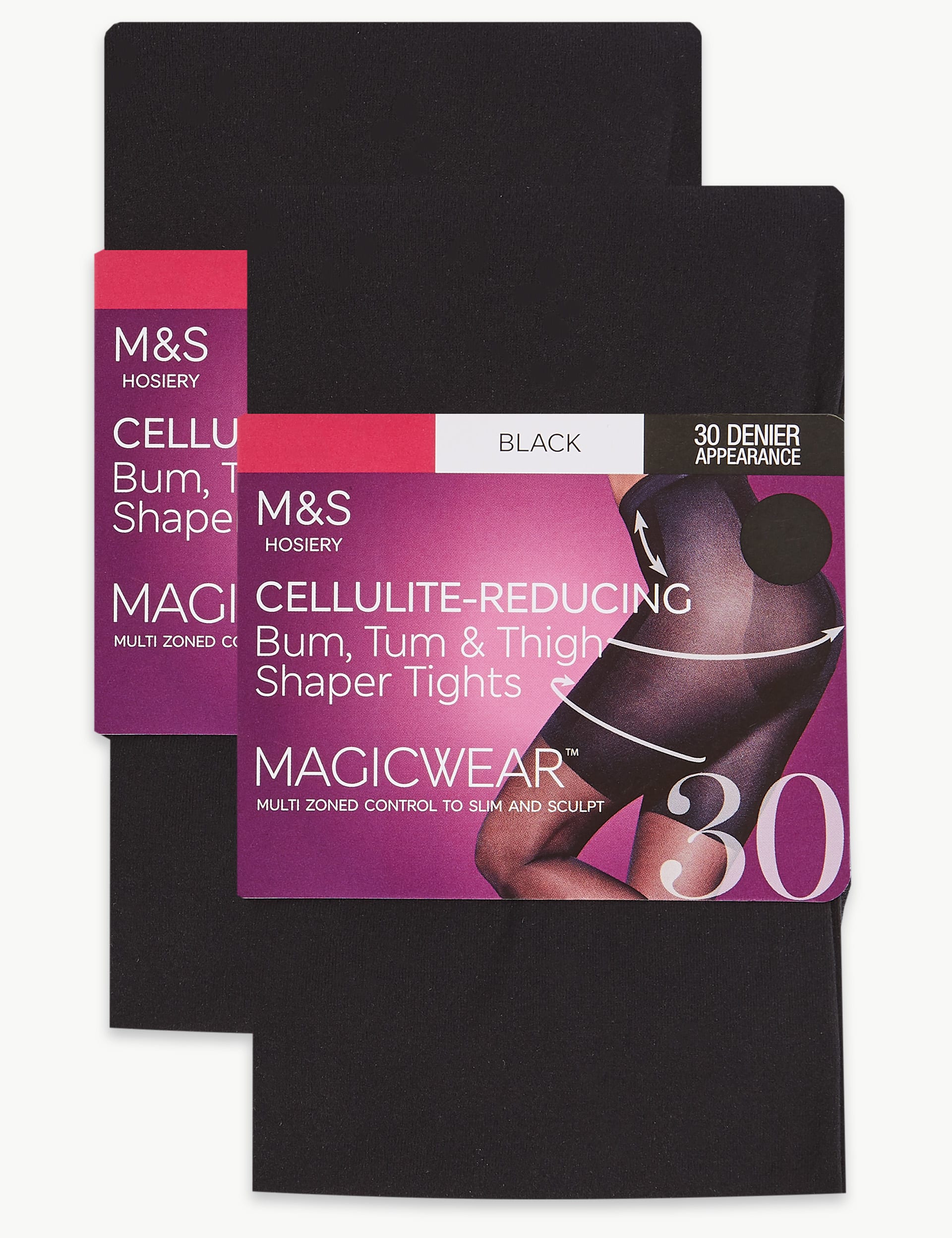 2 Pair Pack 30 Denier Magicwear™ Shaping Tights | M&S Collection | M&S