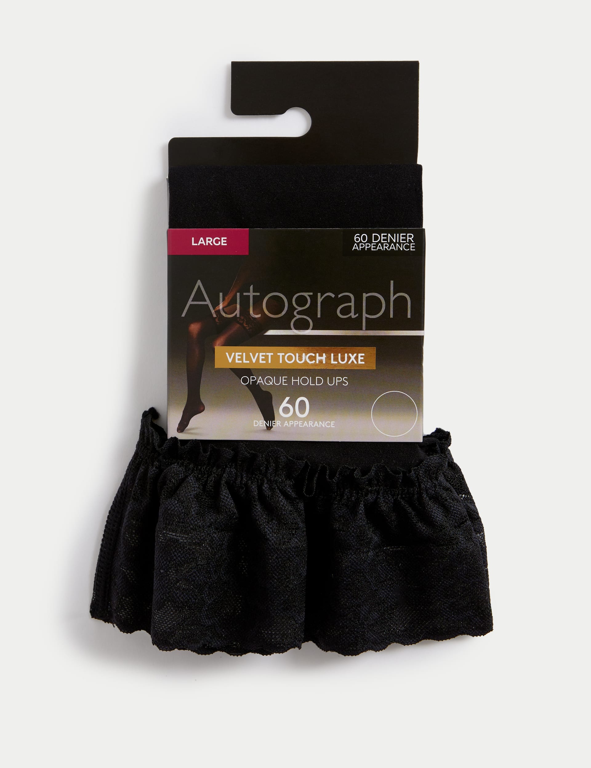 60 Denier Velvet Touch Luxe Hold-ups | Autograph | M&S