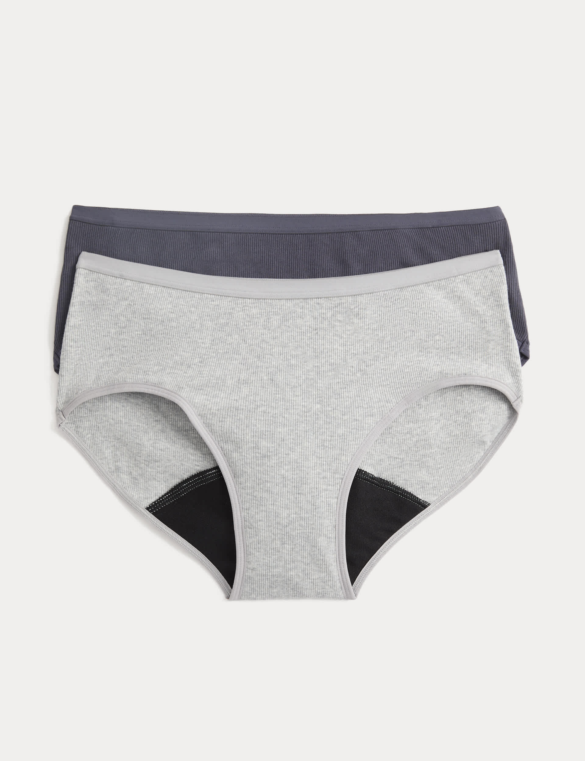 2 PACK HEAVY ABSORBENCY PERIOD KNICKERS LOW RISE SHORT | M&S