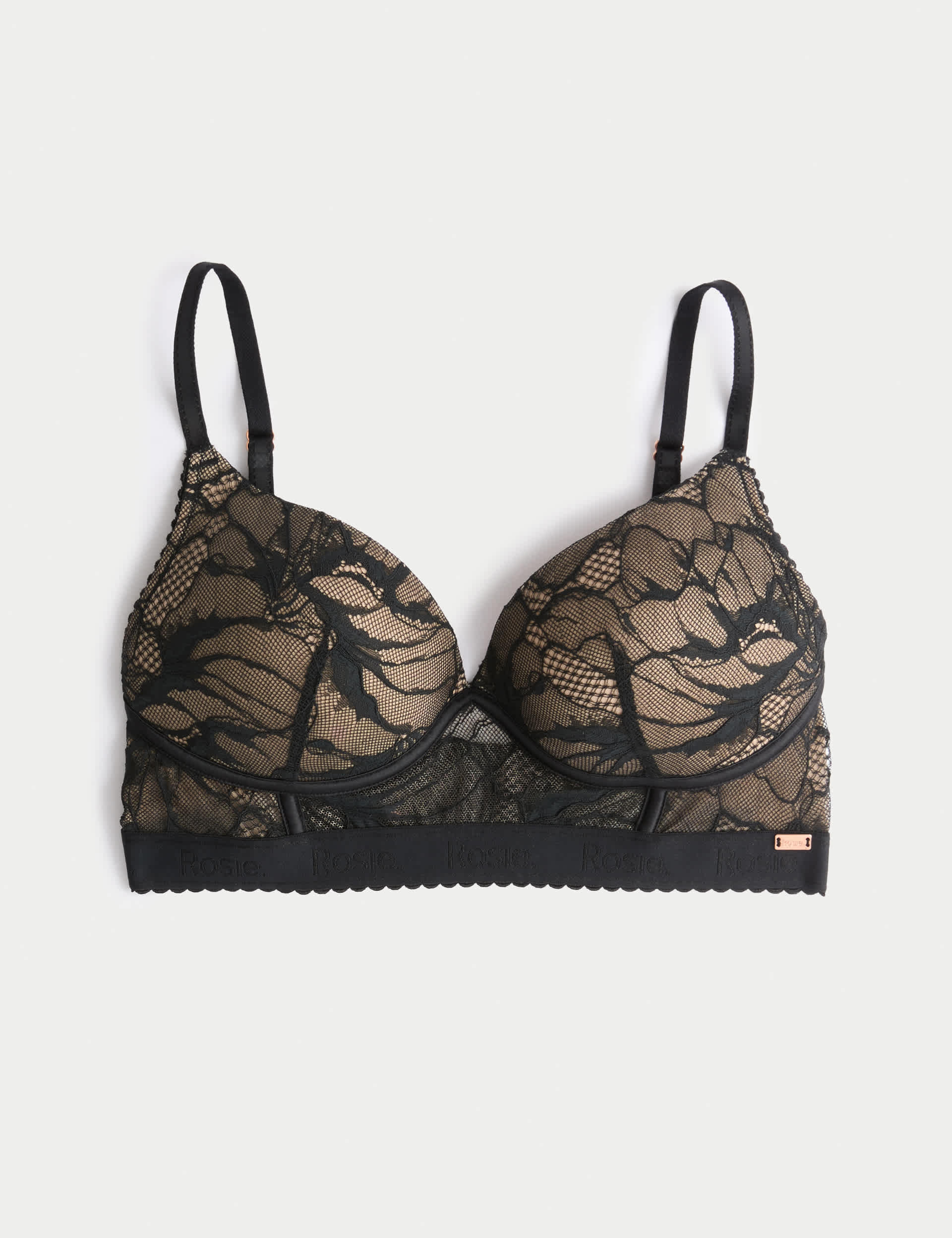LaceWear Non Wired Plunge Bra (A-E) | Rosie | M&S IE