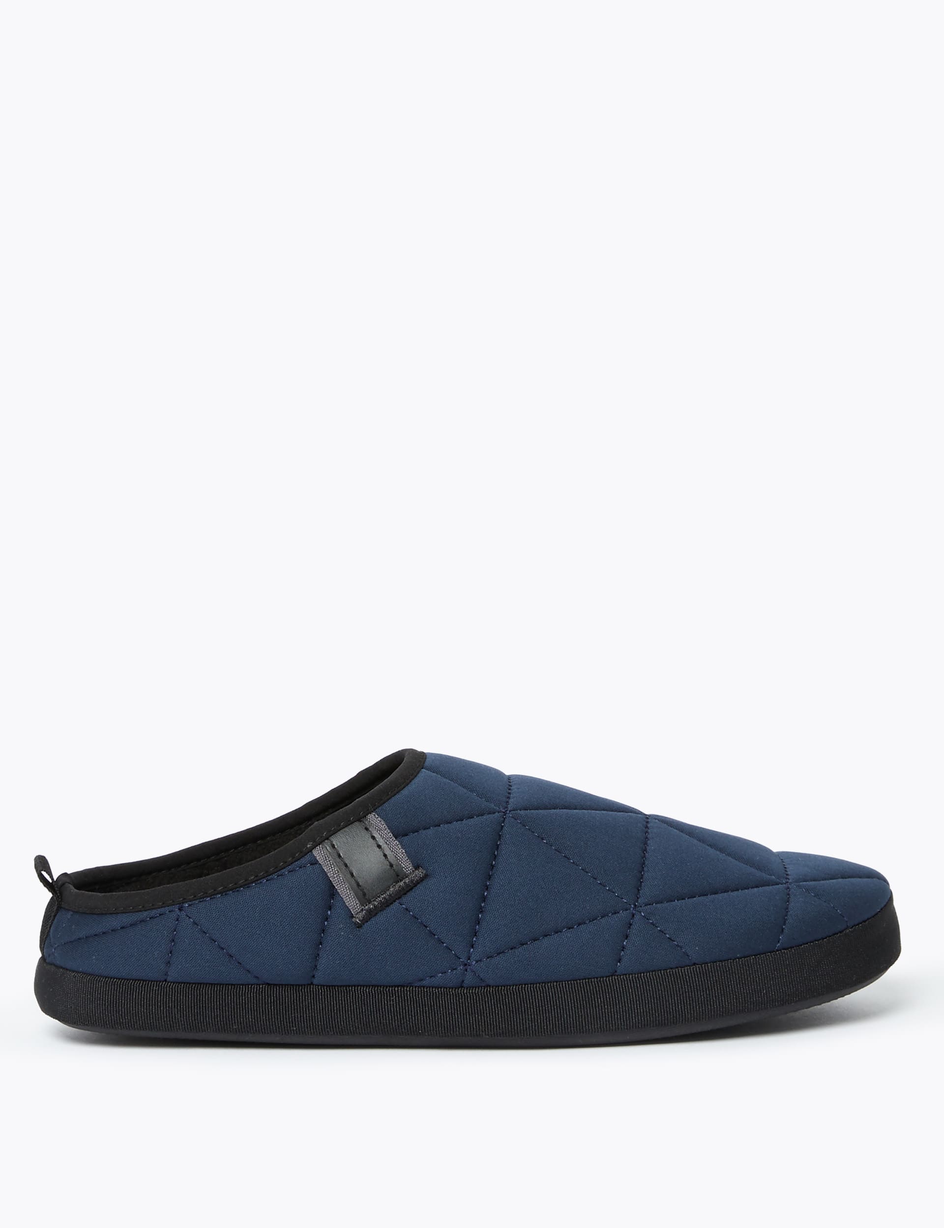 Puffer Mule Slippers with Freshfeet™ | M&S Collection | M&S IE